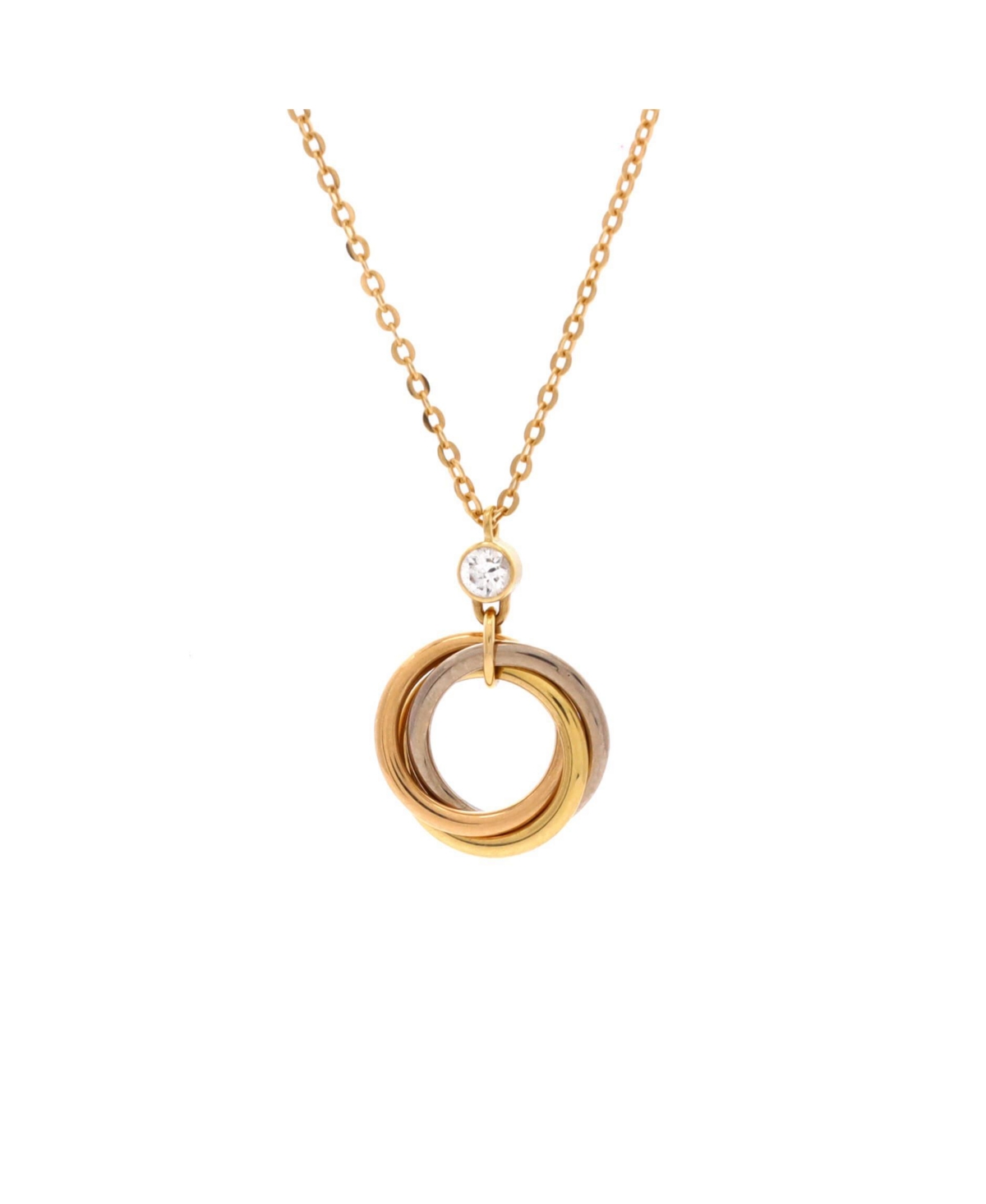 Click here for Pre-Owned Cartier Trinity Pendant Necklace - 18k t... prices