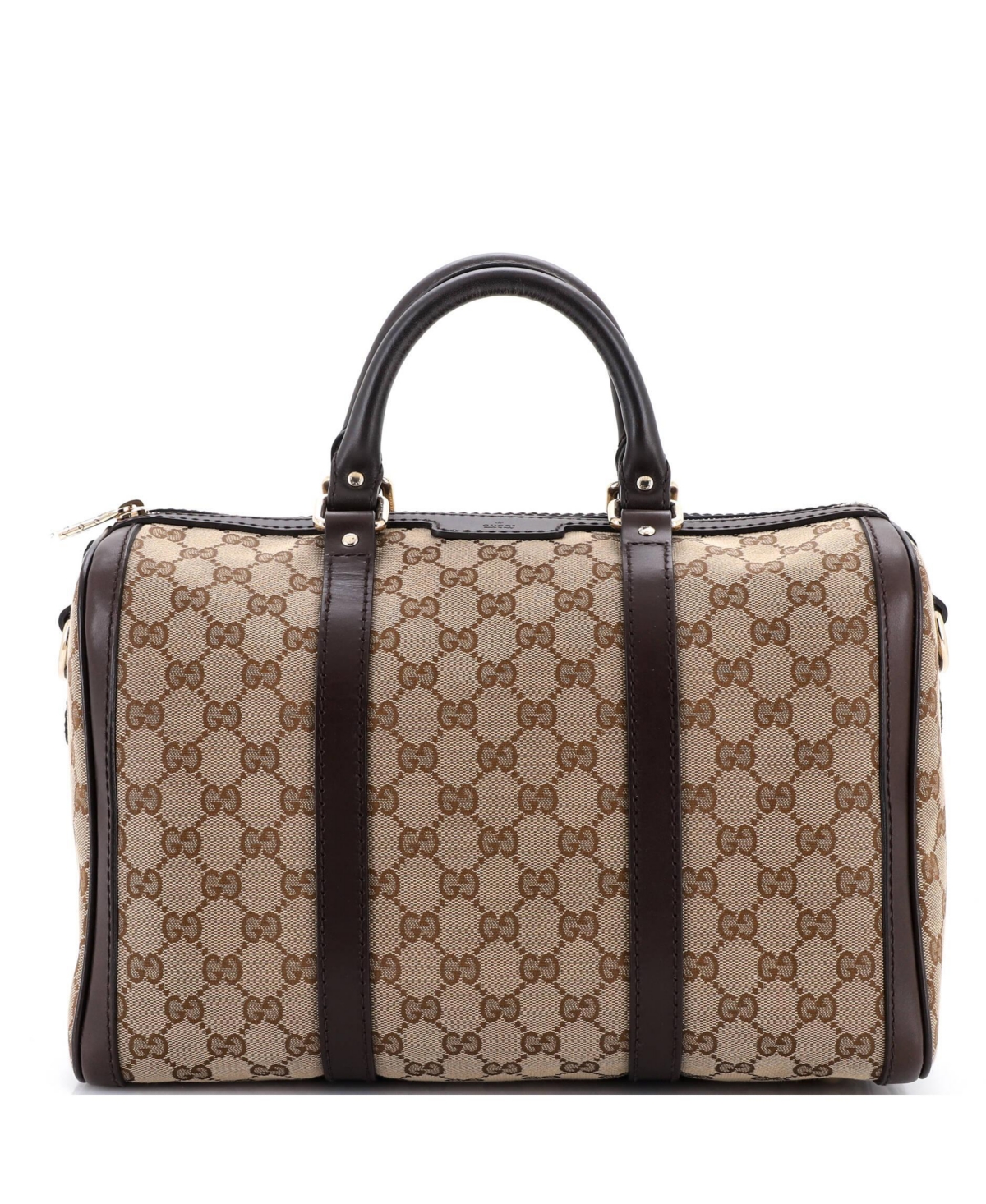 Click here for Pre-Owned Gucci Medium Joy Boston Bag Gg Canvas -... prices