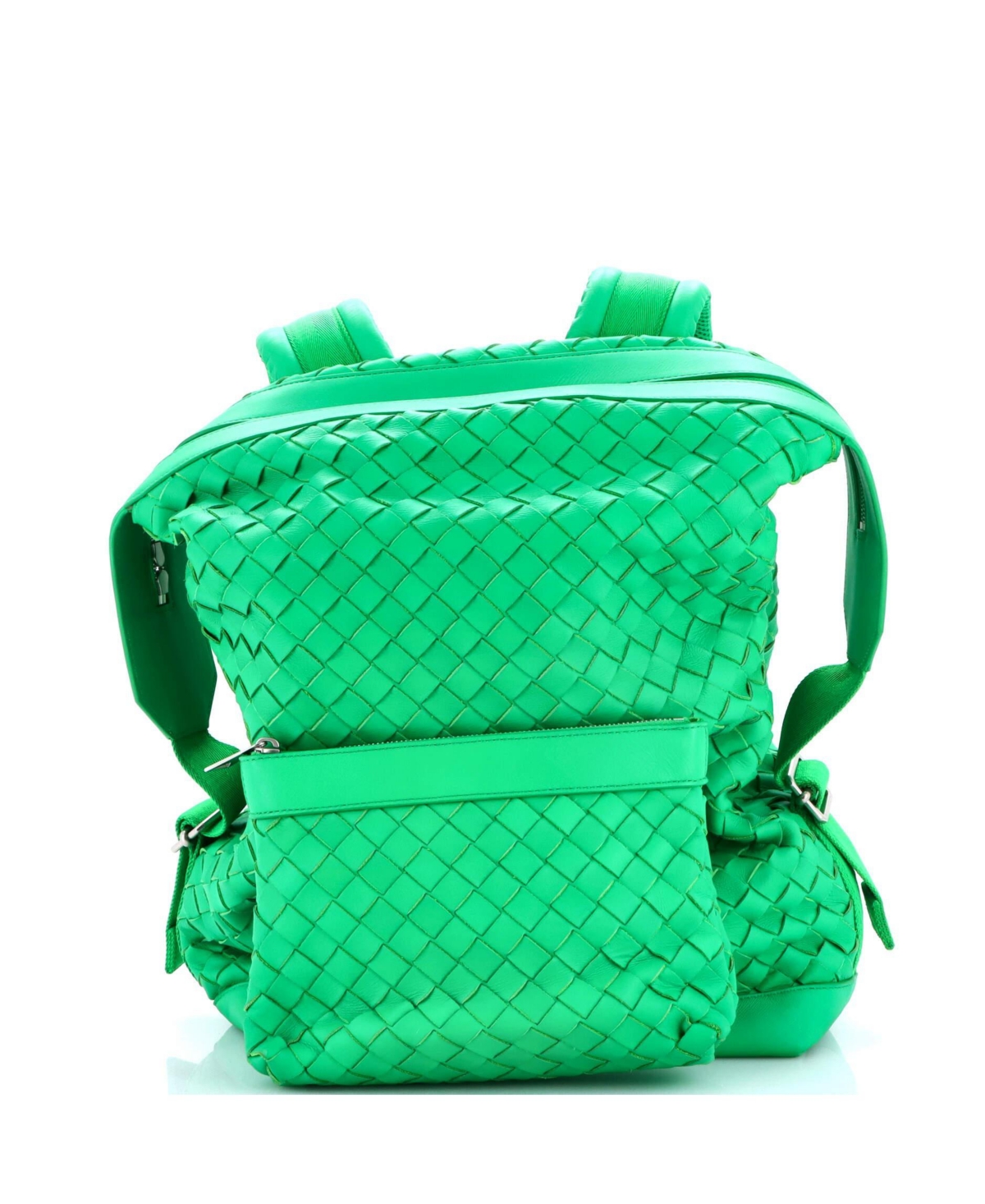 Click here for Pre-Owned Bottega Veneta Large Front Pocket Backpa... prices