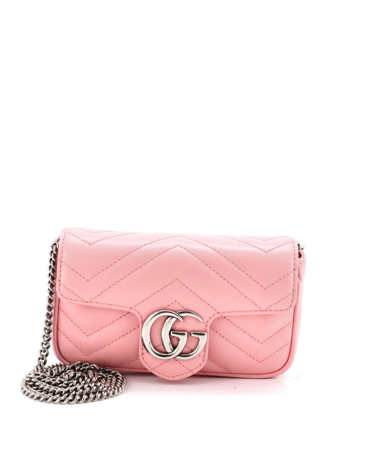 Click here for Pre-Owned Gucci Super Mini Gg Marmont Flap Bag Mat... prices