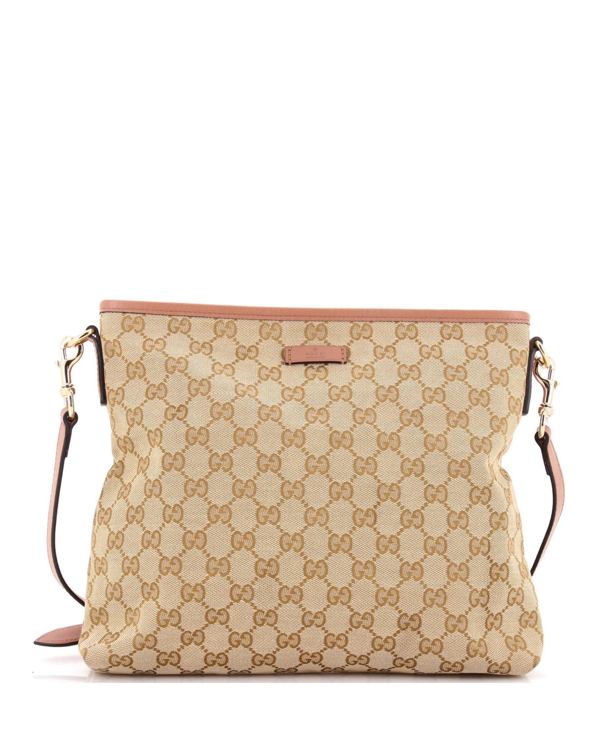 Click here for Pre-Owned Gucci Medium Flat Messenger Bag Gg Canva... prices