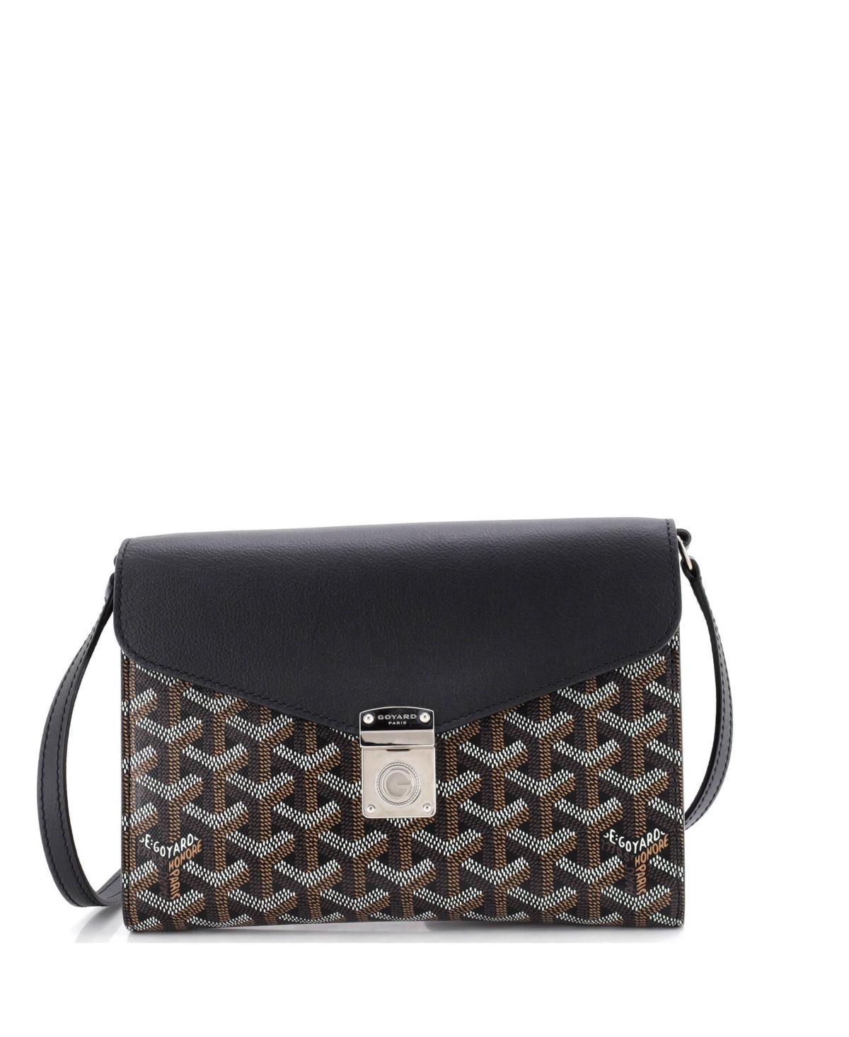 Click here for Pre-Owned Goyard Chypre Wallet on Strap Coated Can... prices