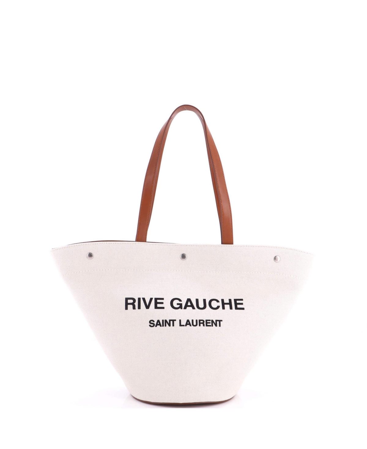 Click here for Pre-Owned Saint Laurent Rive Gauche Trapezoid Tote... prices