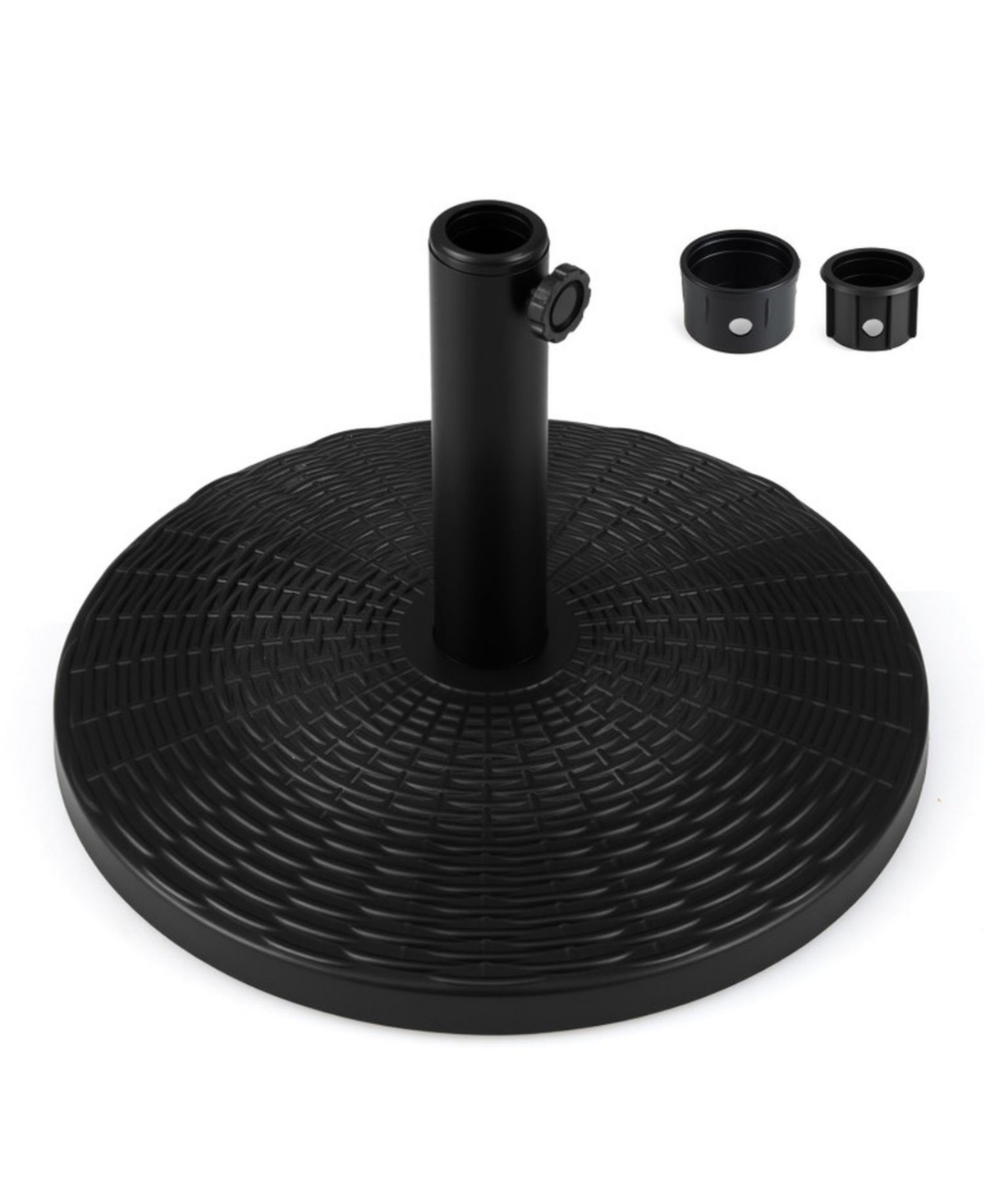 Click here for Sugift Concrete Patio Umbrella Base with Rattan Pa... prices