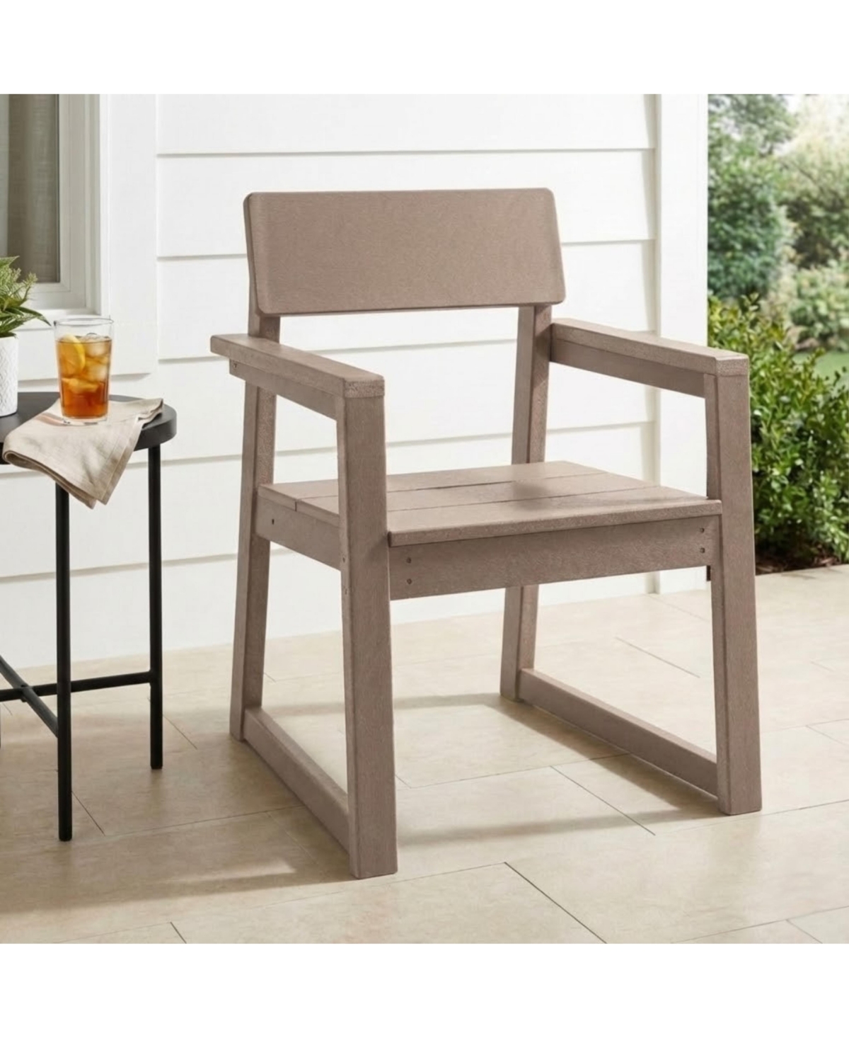 Click here for Clihome Hdpe Outdoor Dining Armchairs  All-Weather... prices