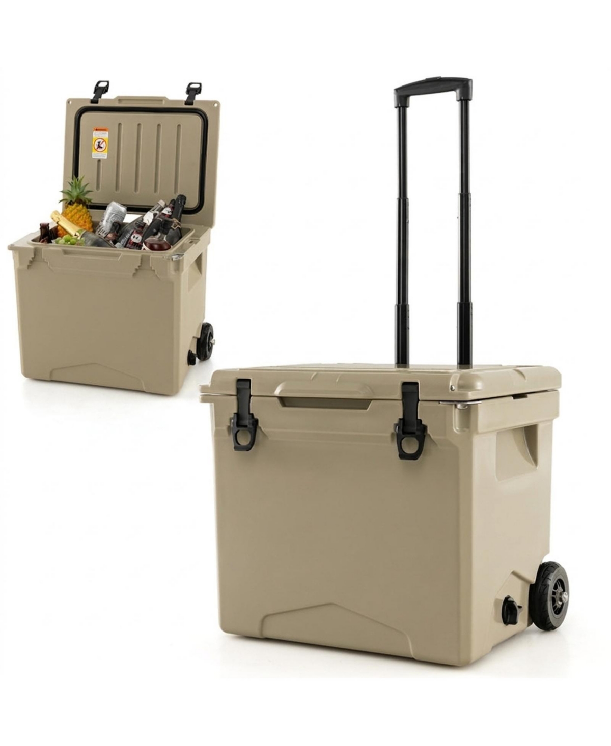 Click here for Sugift 42 Quart Insulated Hard Cooler with Wheels... prices