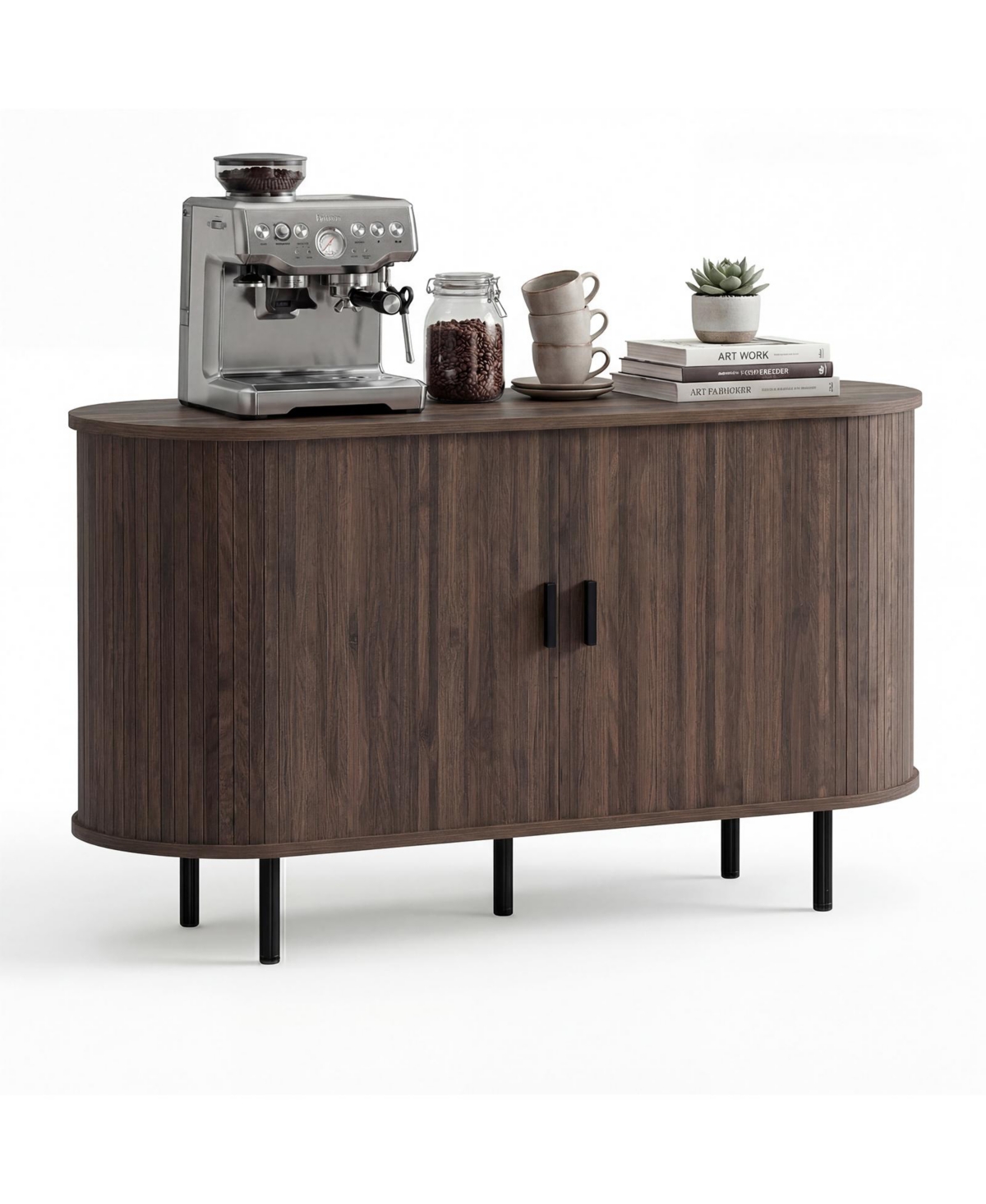 Click here for Costway 47 Fluted Sideboard Buffet Cabinet Coffee... prices