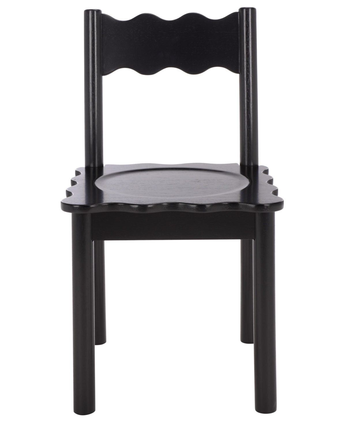 Click here for Safavieh Nolly Scallop Dining Chairs - Black prices