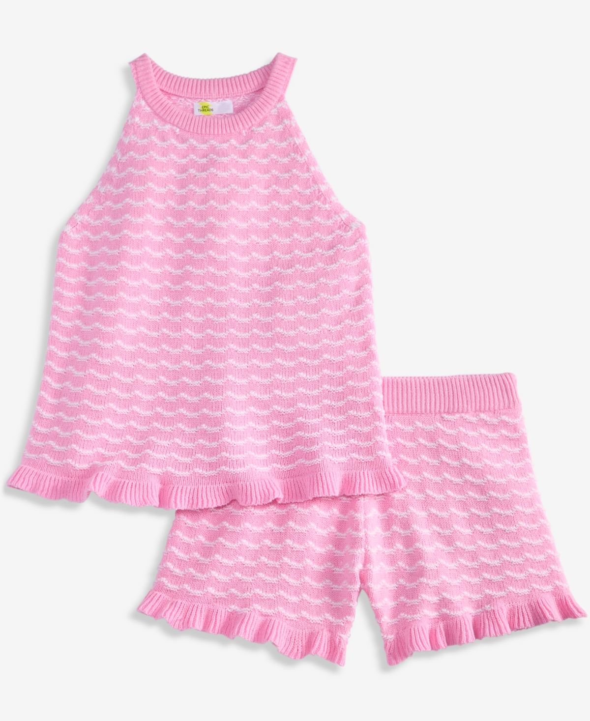 Click here for Epic Threads Girls 5-20 Crochet Top & Shorts  2-Pi... prices