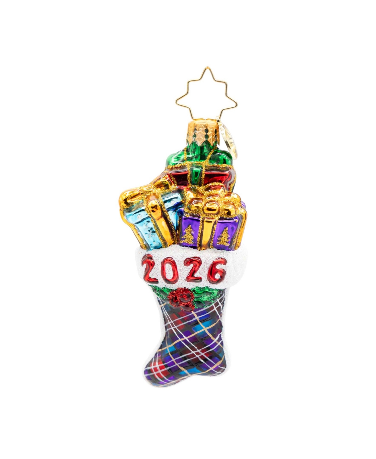 Click here for Christopher Radko 3 2026 Stacked Holiday Joy Gem O... prices