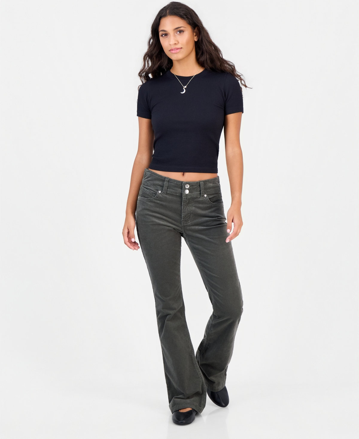 Click here for Celebrity Pink Juniors Retro-Corduroy-Bootcut Pant... prices