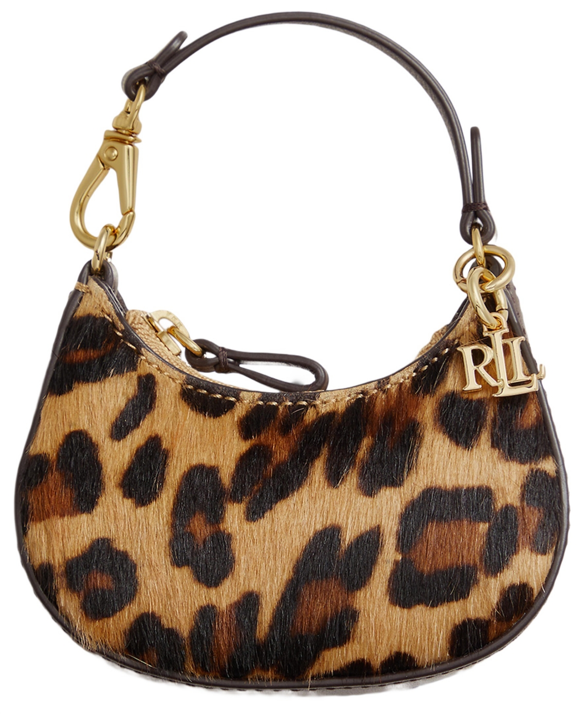 Click here for Lauren Ralph Lauren Marcy Leopard-Print Bag Charm... prices