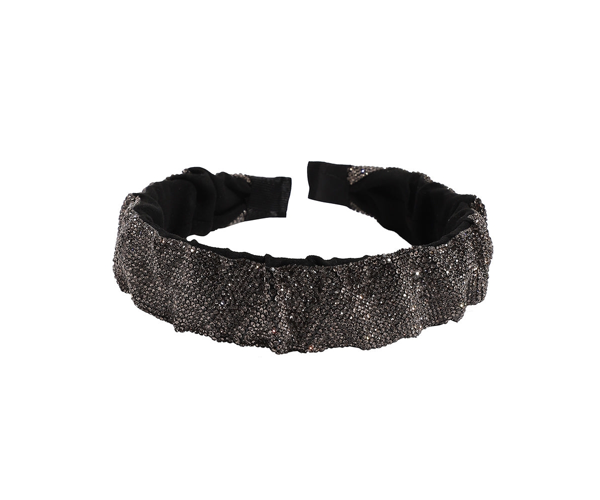 Click here for Sohi Womens Crystal Silver Bling Hairband - Silver... prices