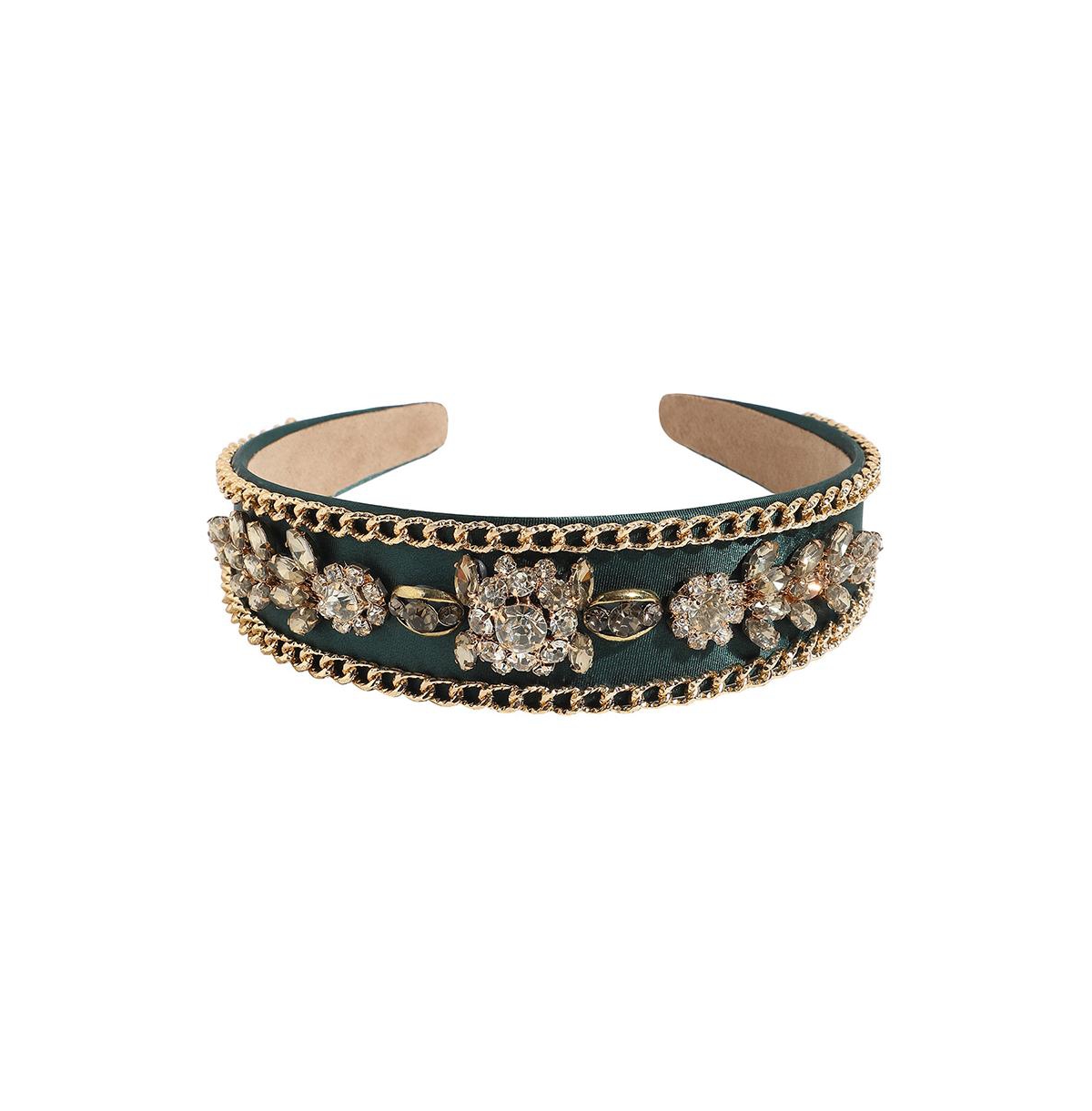 Click here for Sohi Womens Embellsihed Hair Band - Green prices