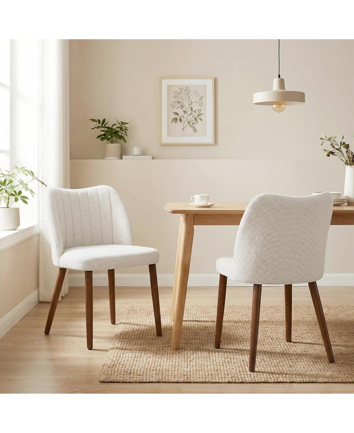 Click here for gaomon Wooden Upholstered Kitchen Dining Chairs Se... prices