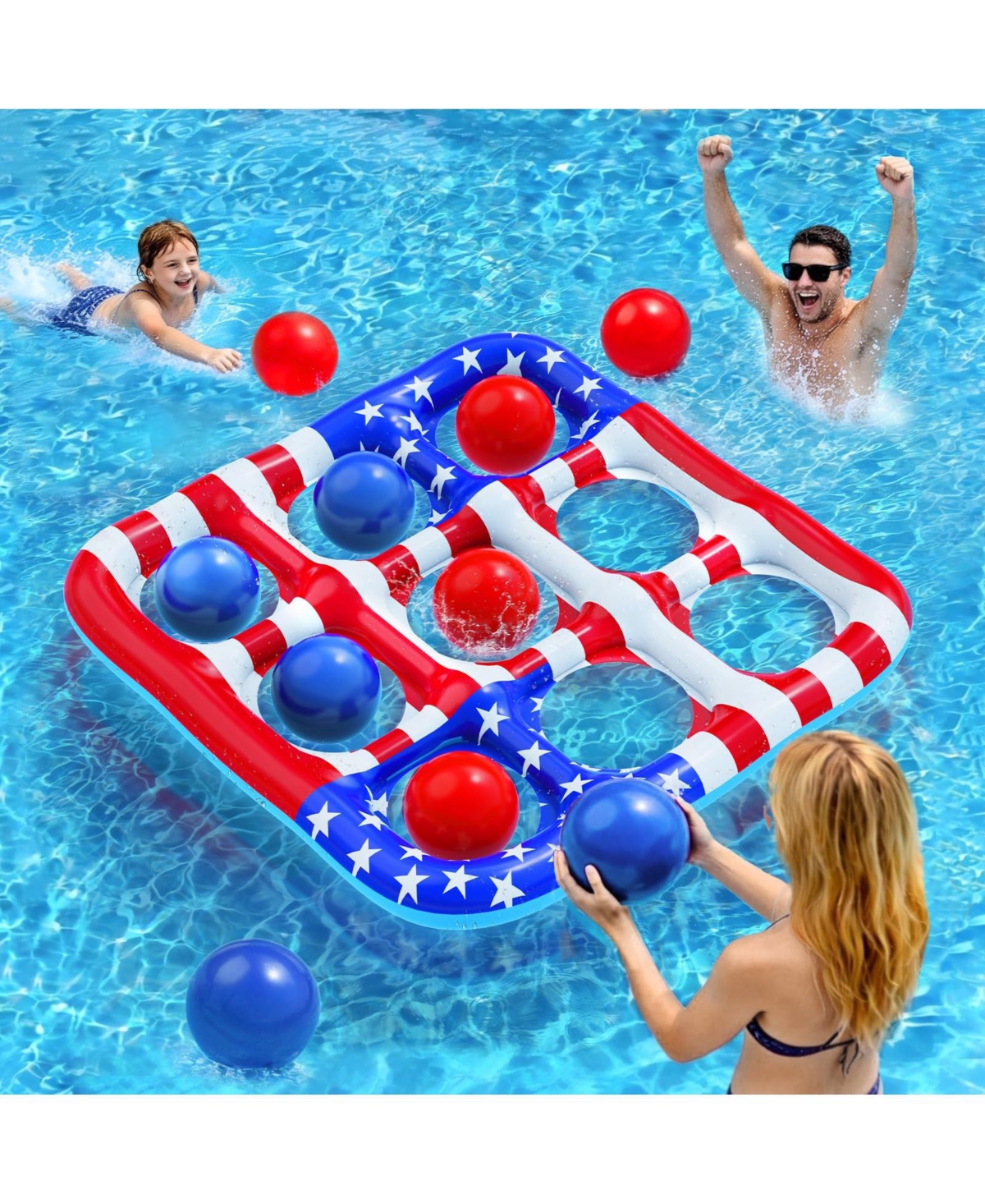 Click here for Gnuadz Inflatable Pool Game Float With Balls For F... prices