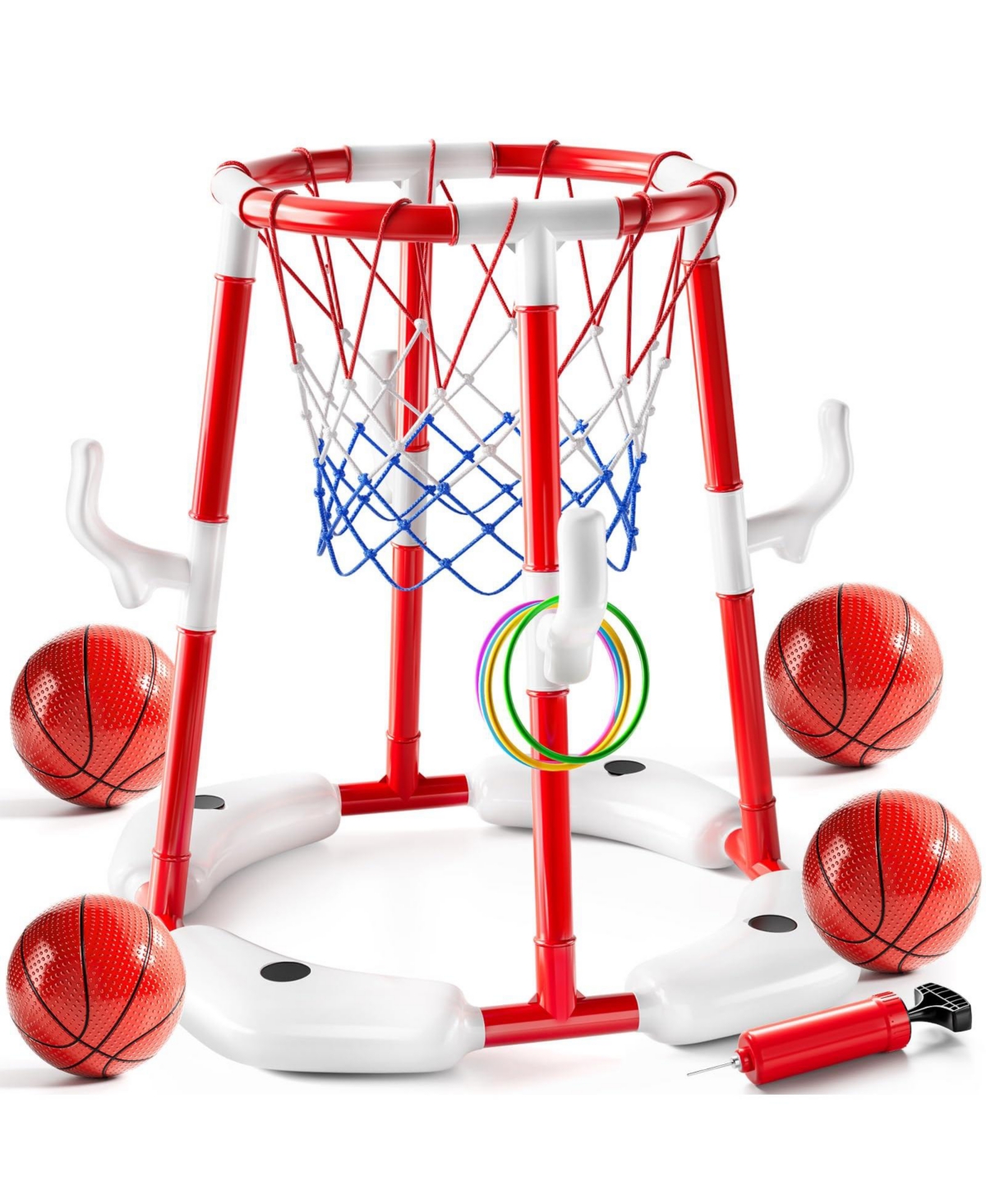 Click here for Gnuadz 2-in-1 Pool Basketball Hoop Floating Ring G... prices