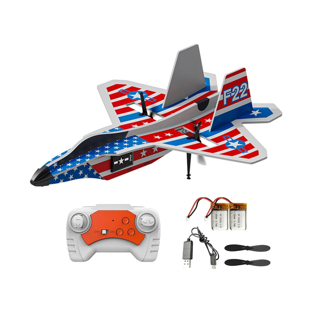 Click here for Bruce & Shark 2.4G Rc Glider Plane with Gyro  2 Ba... prices