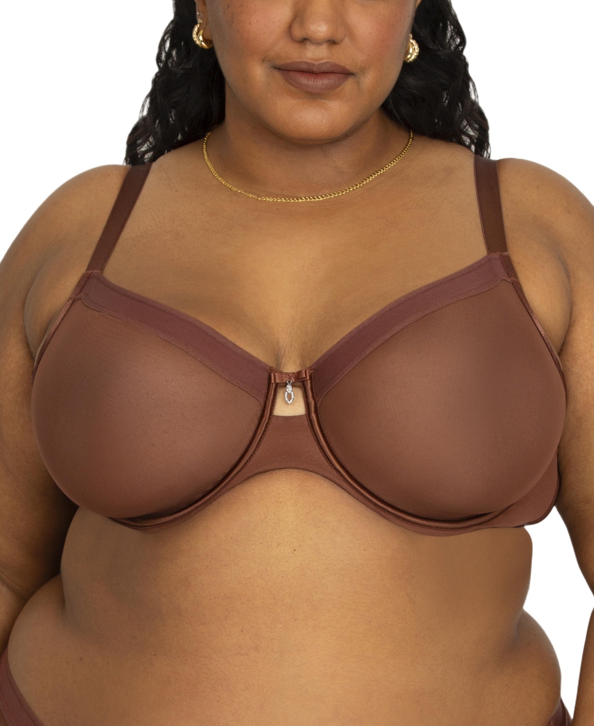 Click here for Curvy Couture Womens Sheer Mesh Full Coverage Unli... prices