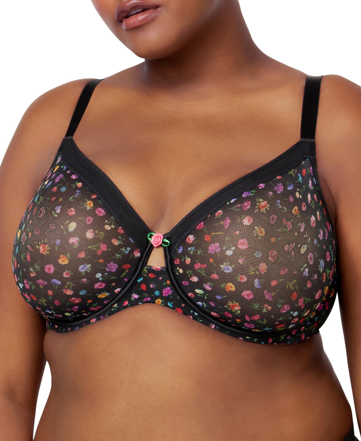 Click here for Curvy Couture Womens Sheer Mesh Full Coverage Unli... prices