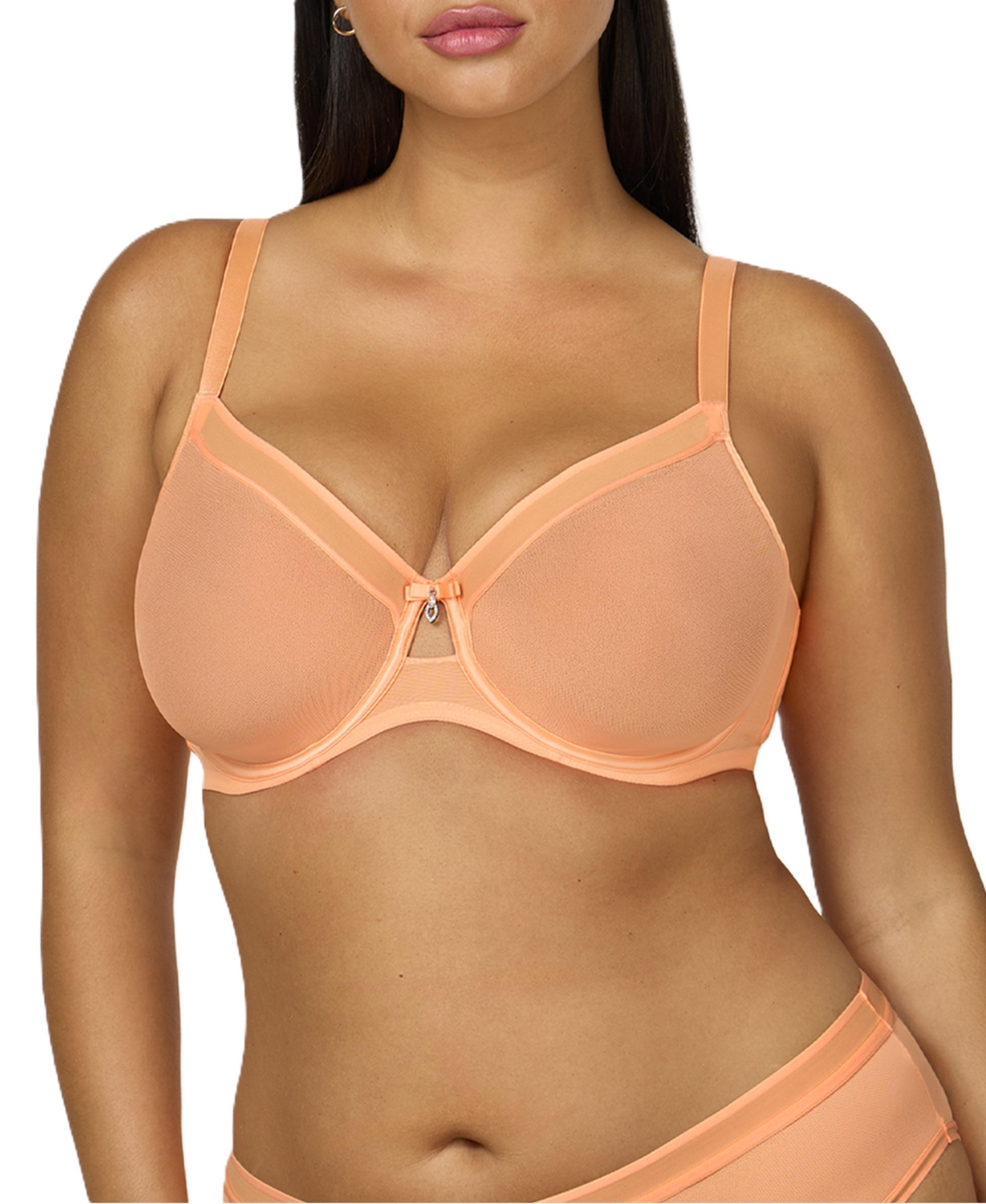 Click here for Curvy Couture Womens Sheer Mesh Full Coverage Unli... prices