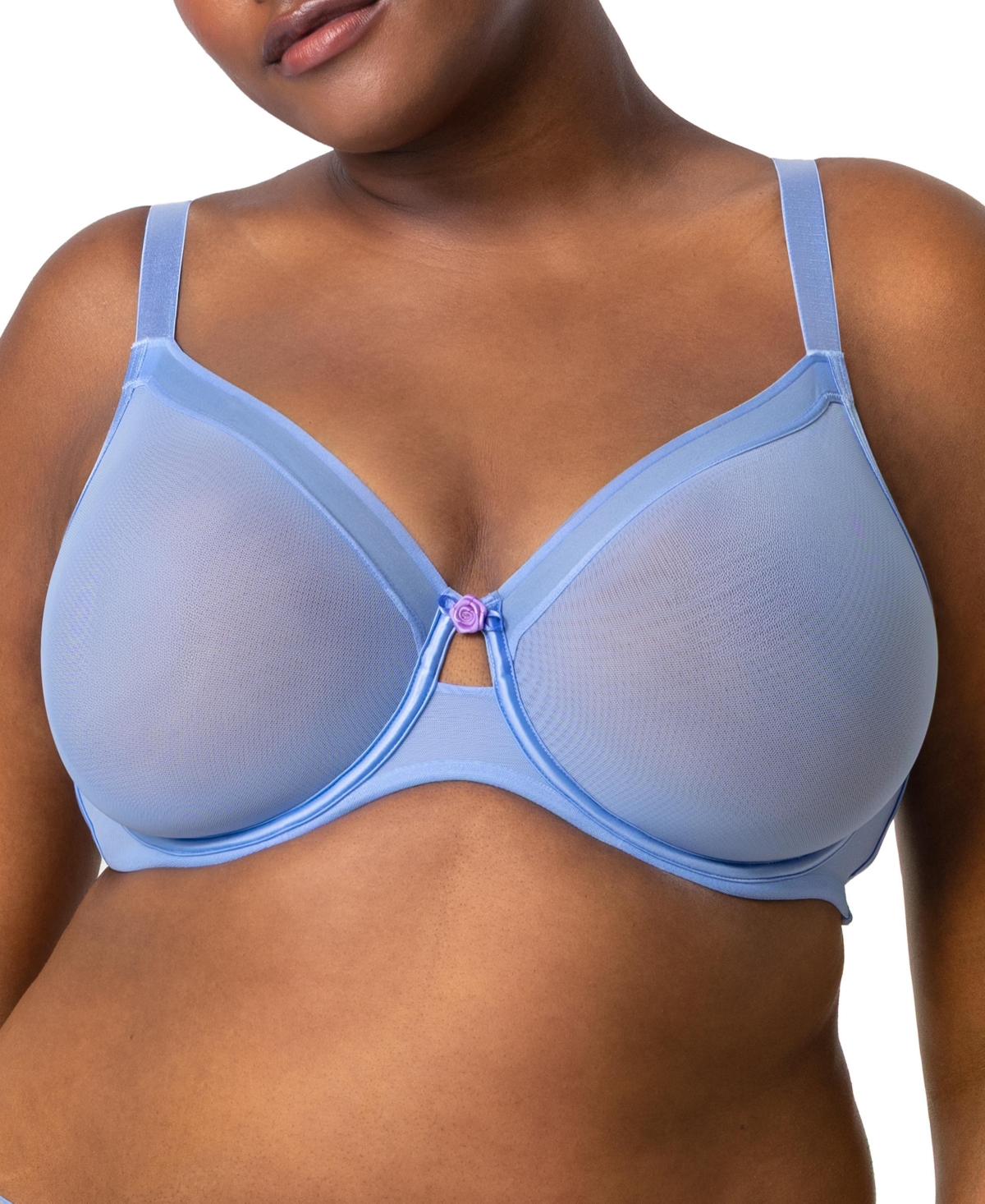 Click here for Curvy Couture Womens Sheer Mesh Full Coverage Unli... prices