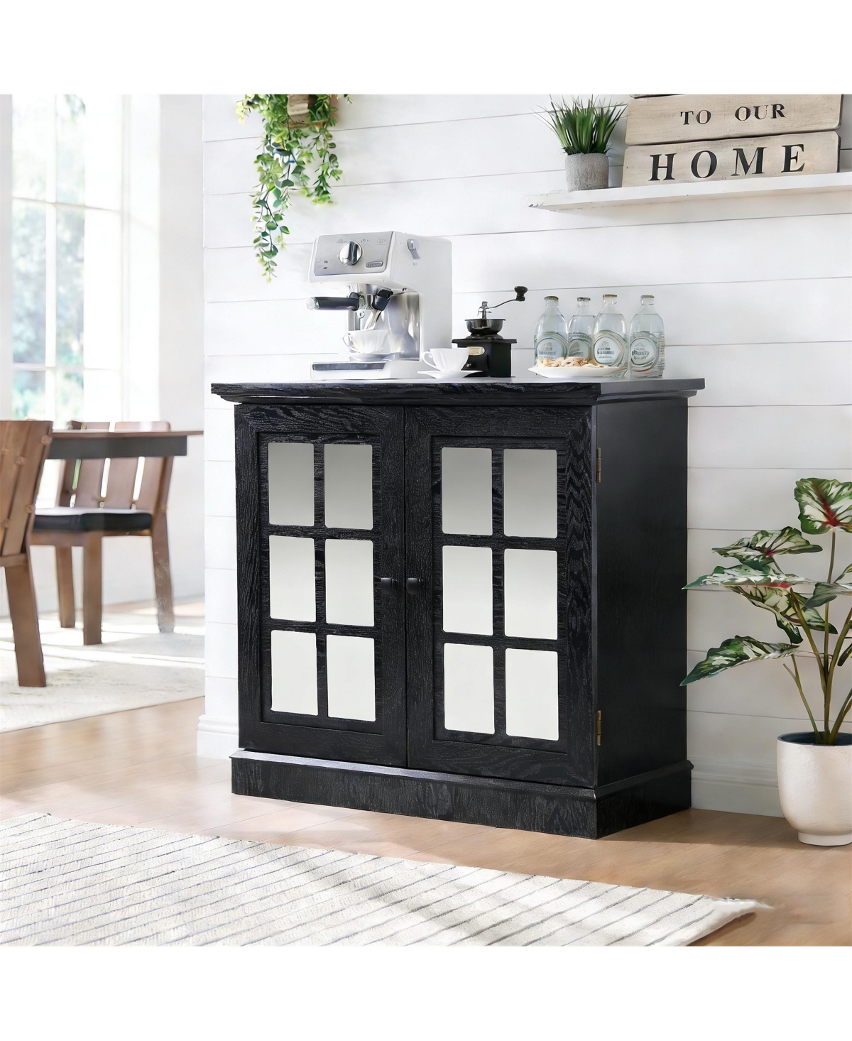 Click here for Clihome Modern Mdf Storage Cabinet with 2 Acrylic... prices