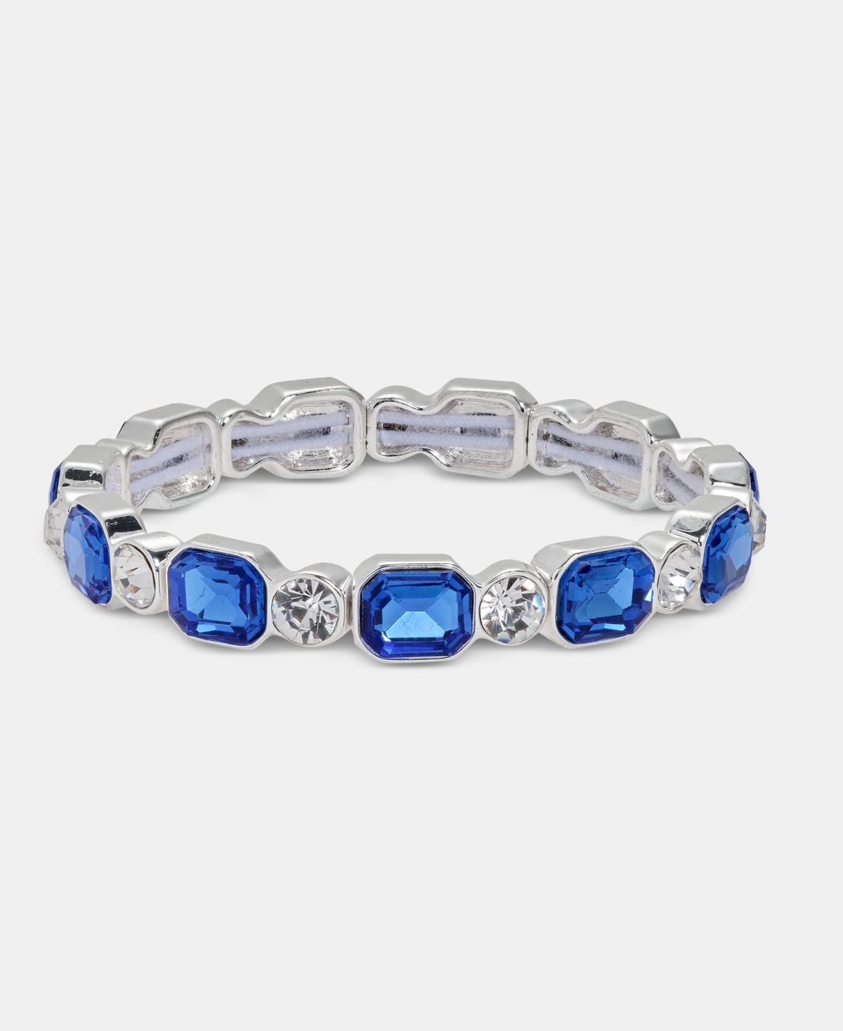 Click here for Anne Klein Crystal Stretch Bracelet - Blue prices