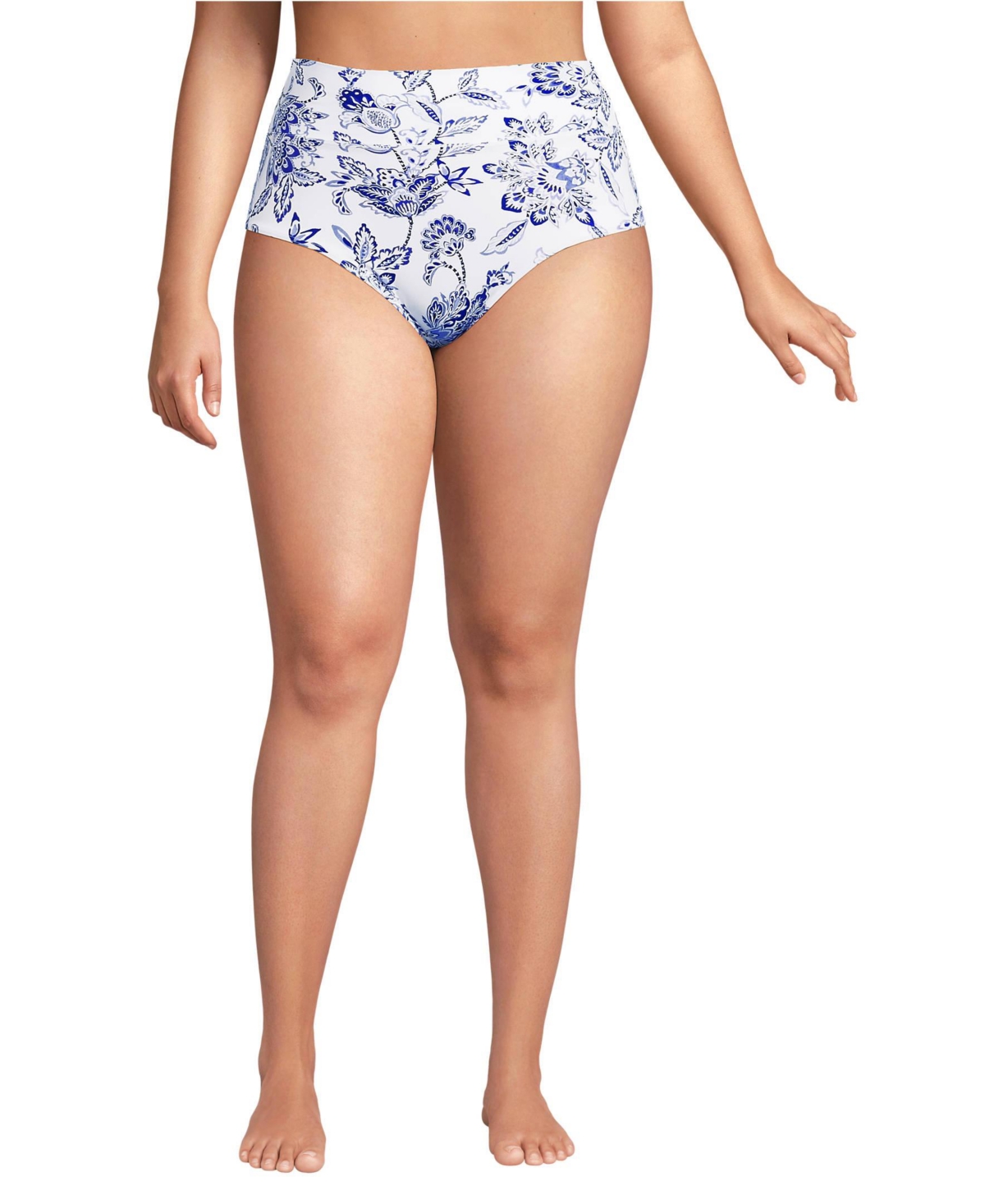 Click here for Lands End Plus Size Pinchless High Waisted Bikini... prices