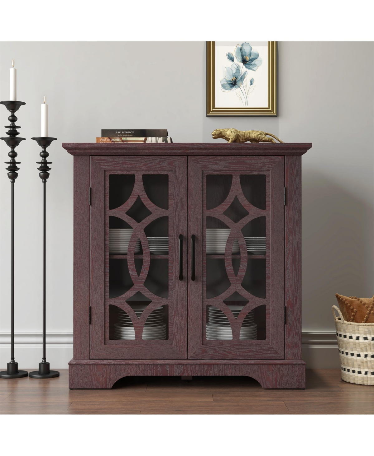 Click here for Clihome Modern Buffet Cabinet with Tempered Glass... prices
