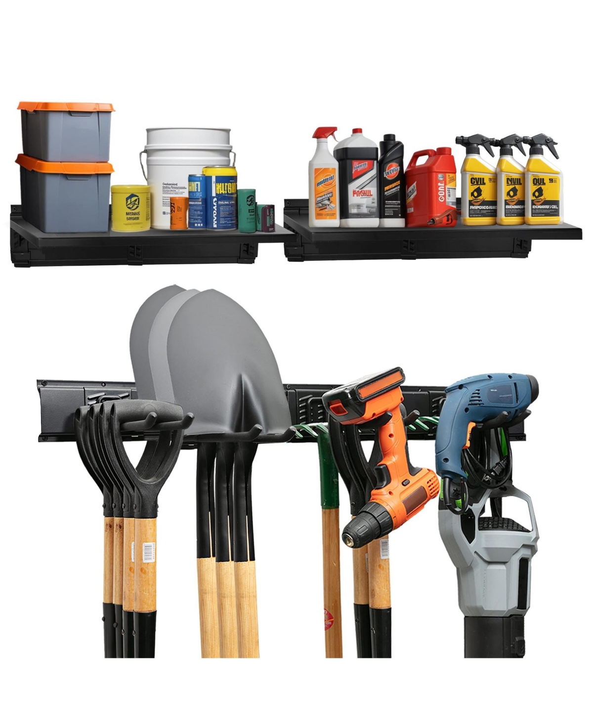 Click here for Xdovet Tool Organizer Rack with Shelves and Hooks... prices