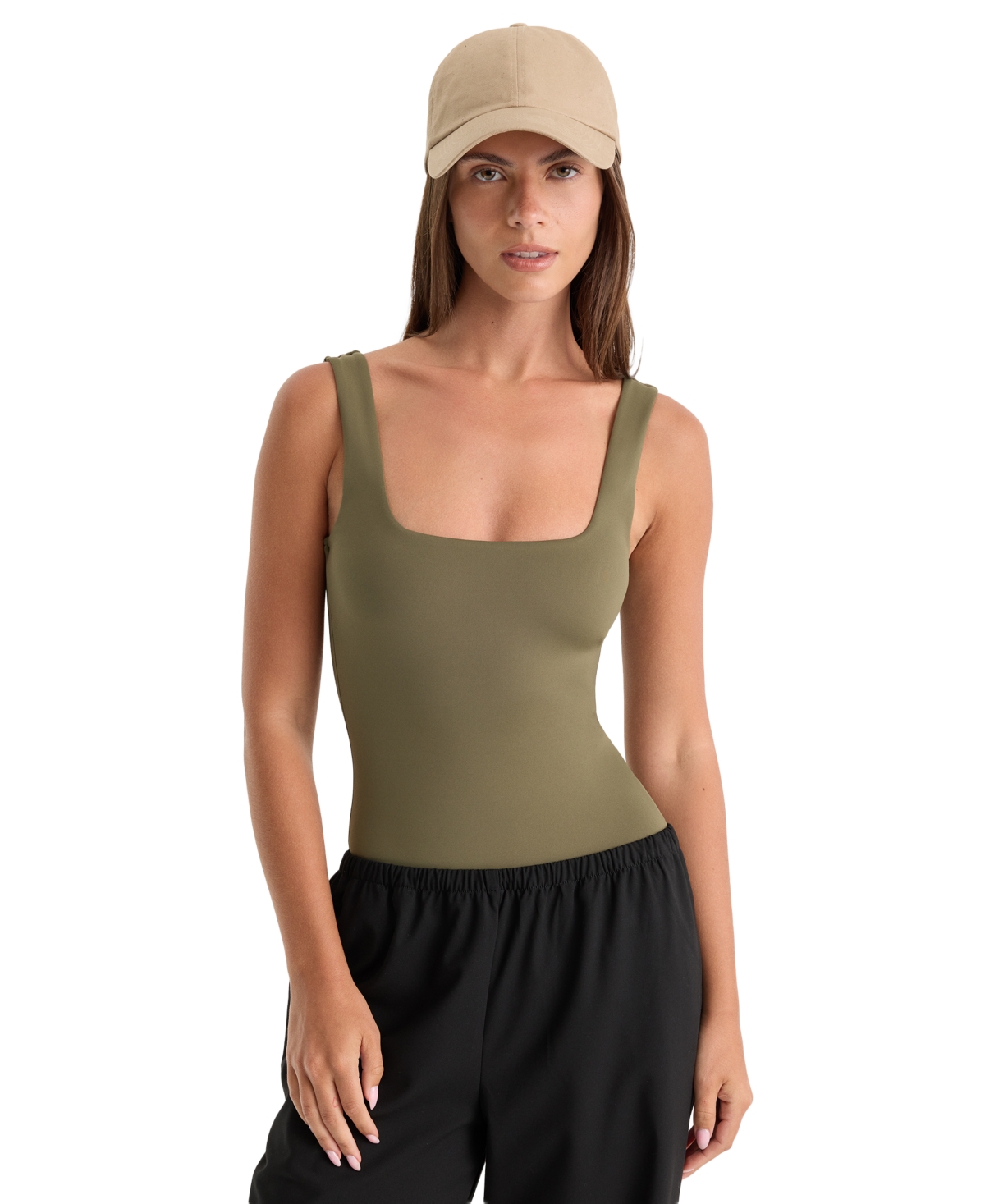 Click here for Good American Womens Scuba Modern Tank Bodysuit -... prices