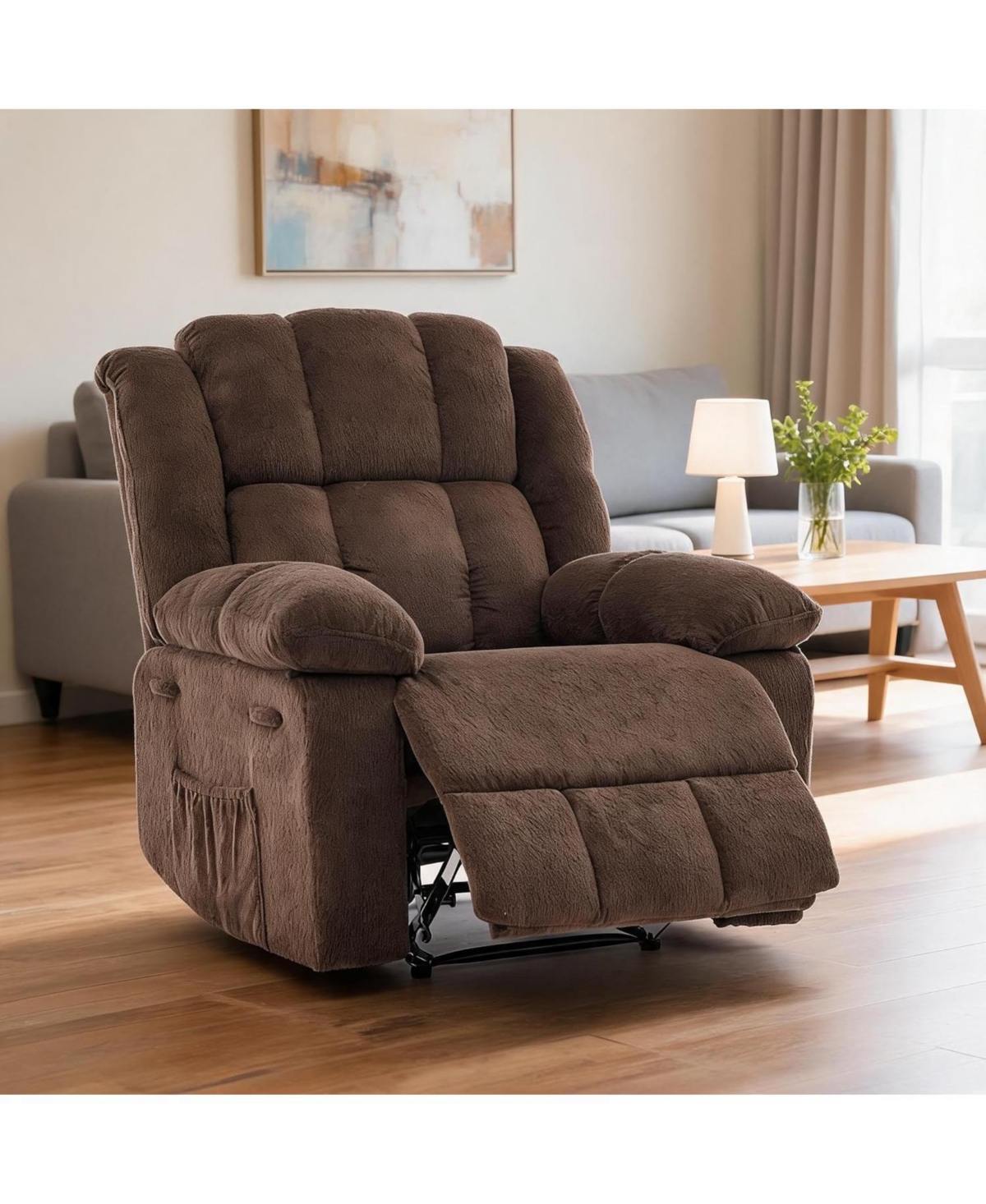 Click here for homfan Oversized Recliner Accent Chair for Adults... prices