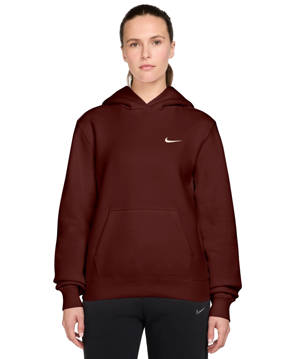 Click here for Nike Studio Fleece Womens Pull-On Hoodie - Mystic... prices