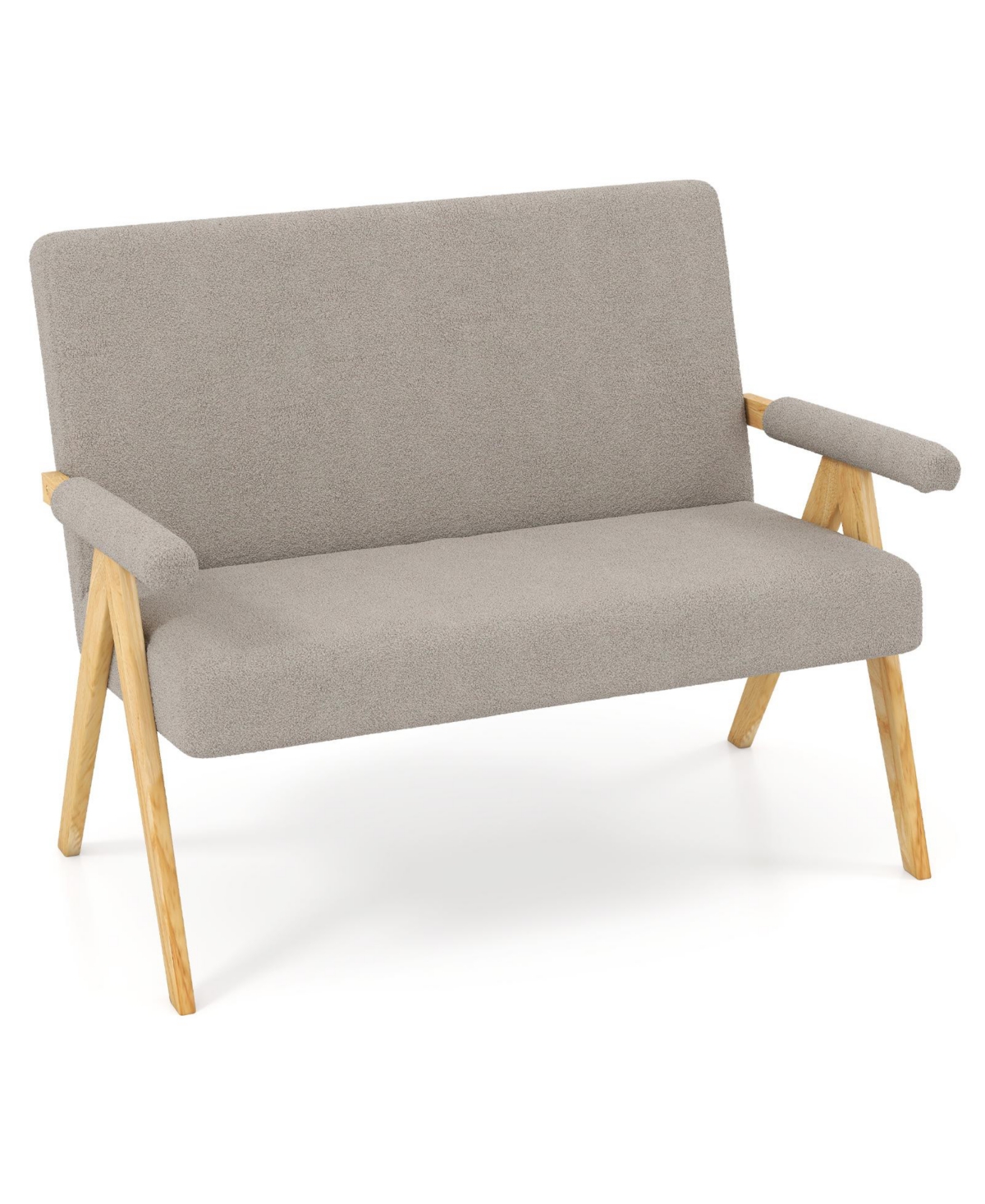 Click here for Slickblue Compact Loveseat Sofa with Armrests and... prices