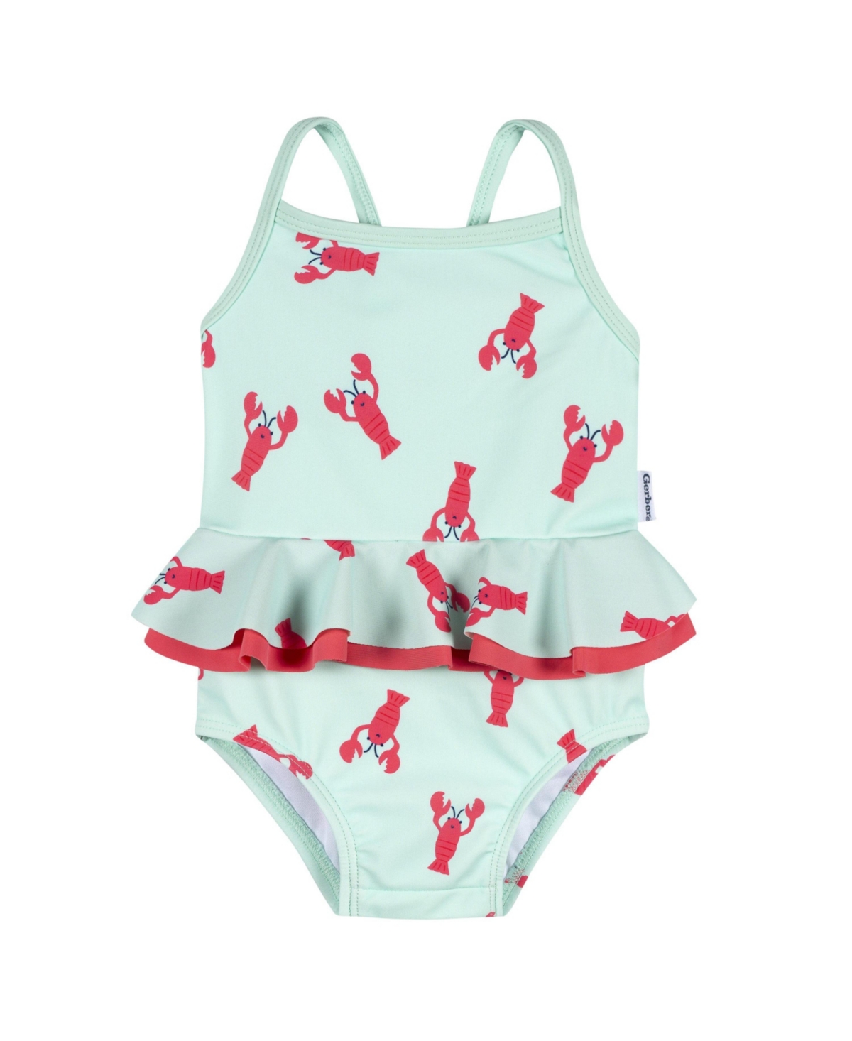 Click here for Gerber Baby Girls Swimsuit - Lobsters prices