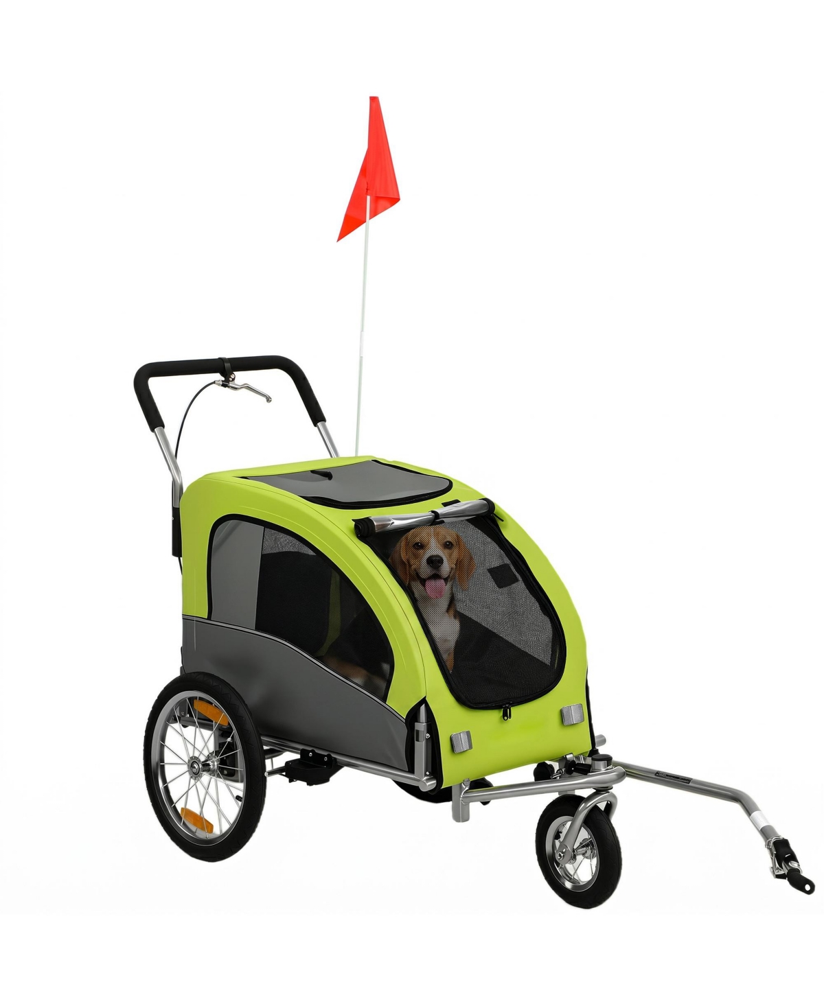 Click here for Aosom Pet Stroller with Canopy Storage Pockets Adj... prices