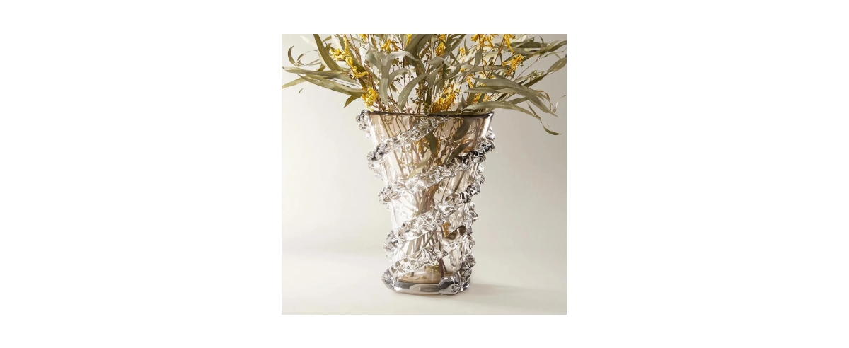 Click here for Z Gallerie Reyna Glass Vase - Brown prices