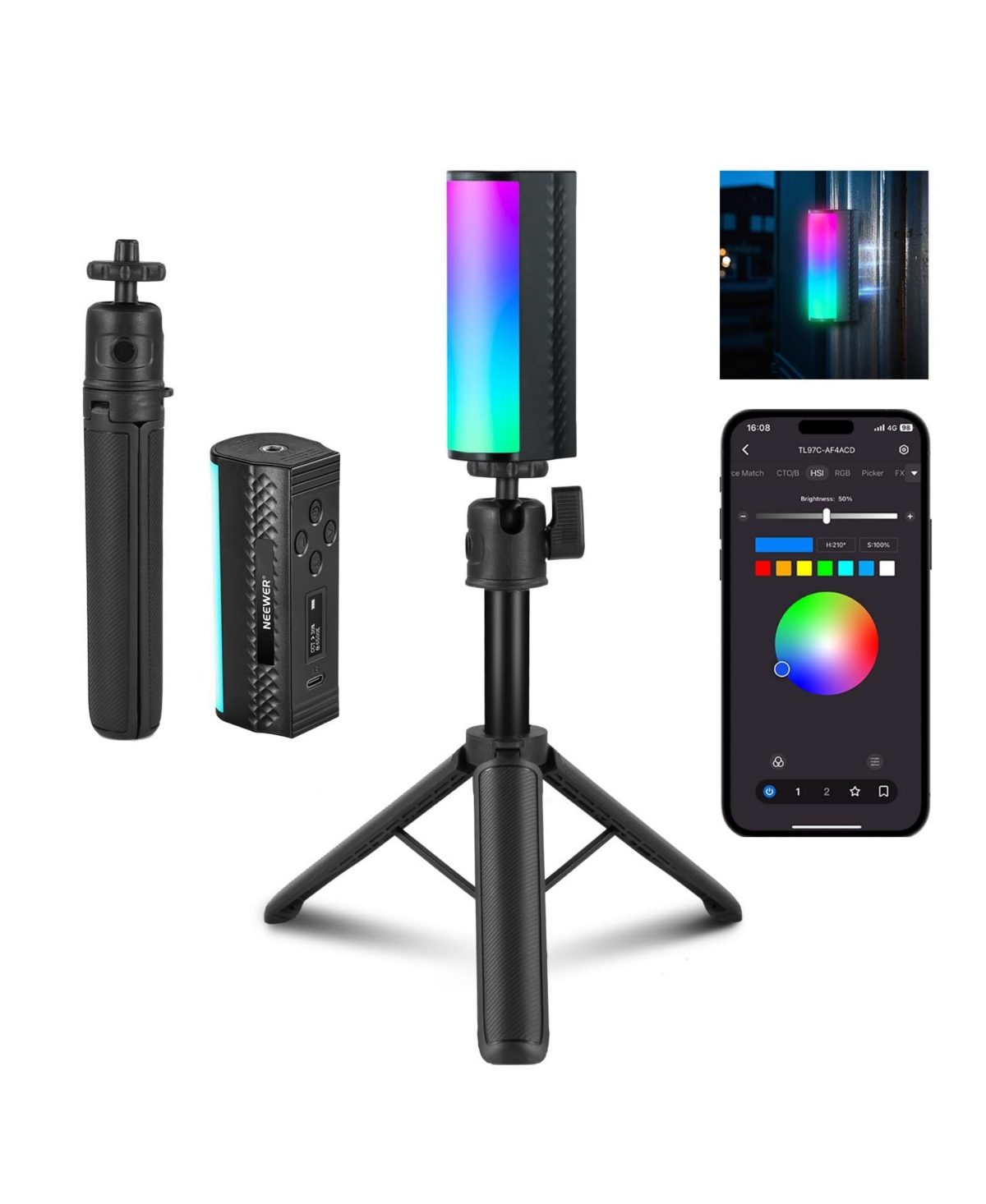 Click here for Neewer TL97C Camera Tripod with 2550mAh  2500K-850... prices