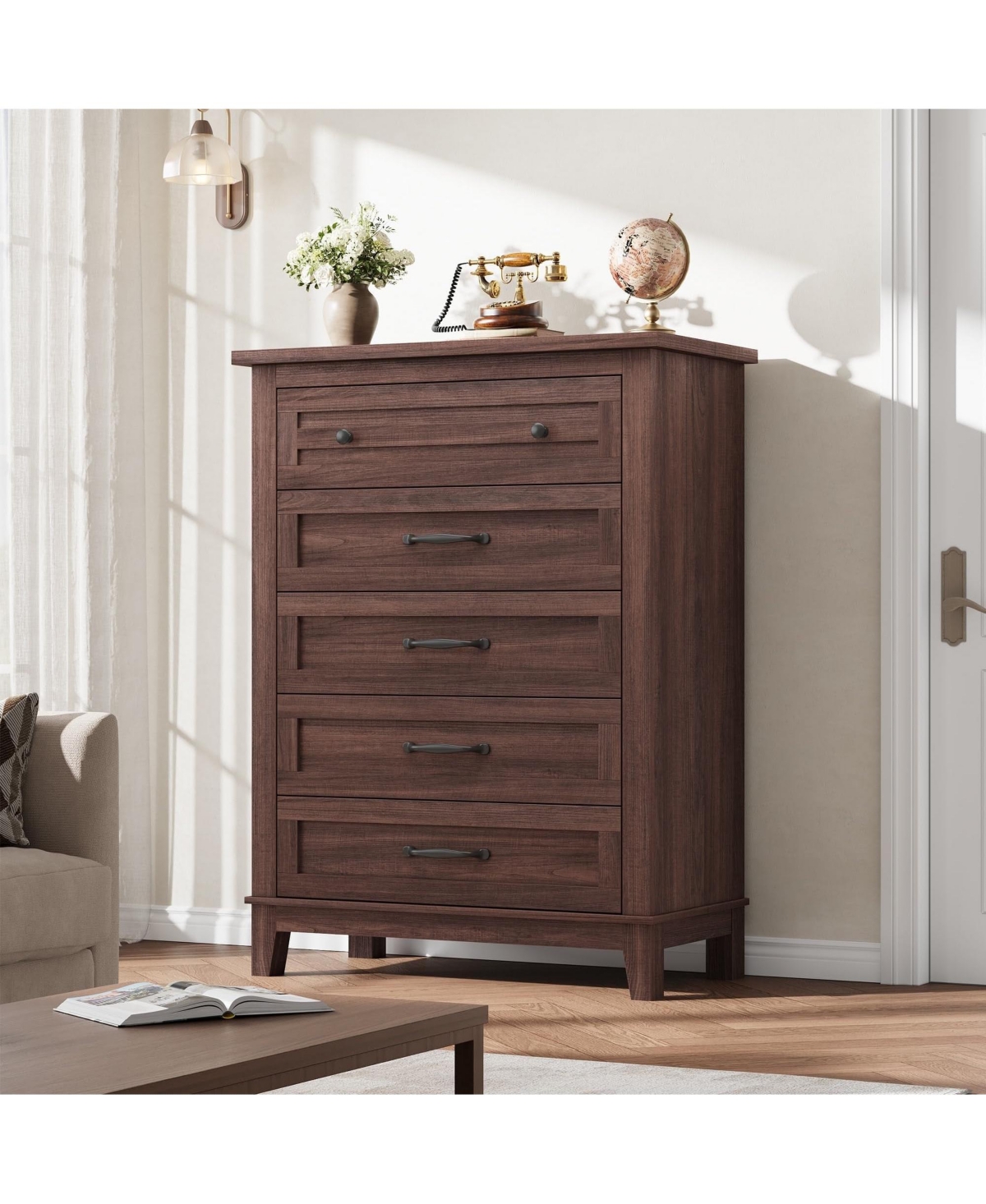 Click here for gaomon Vertical 5-Drawer Dresser for Bedroom  Larg... prices