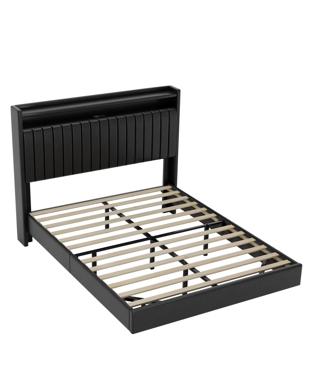 Click here for gaomon Floating Bed Frame Full Rgb Led Lights Char... prices