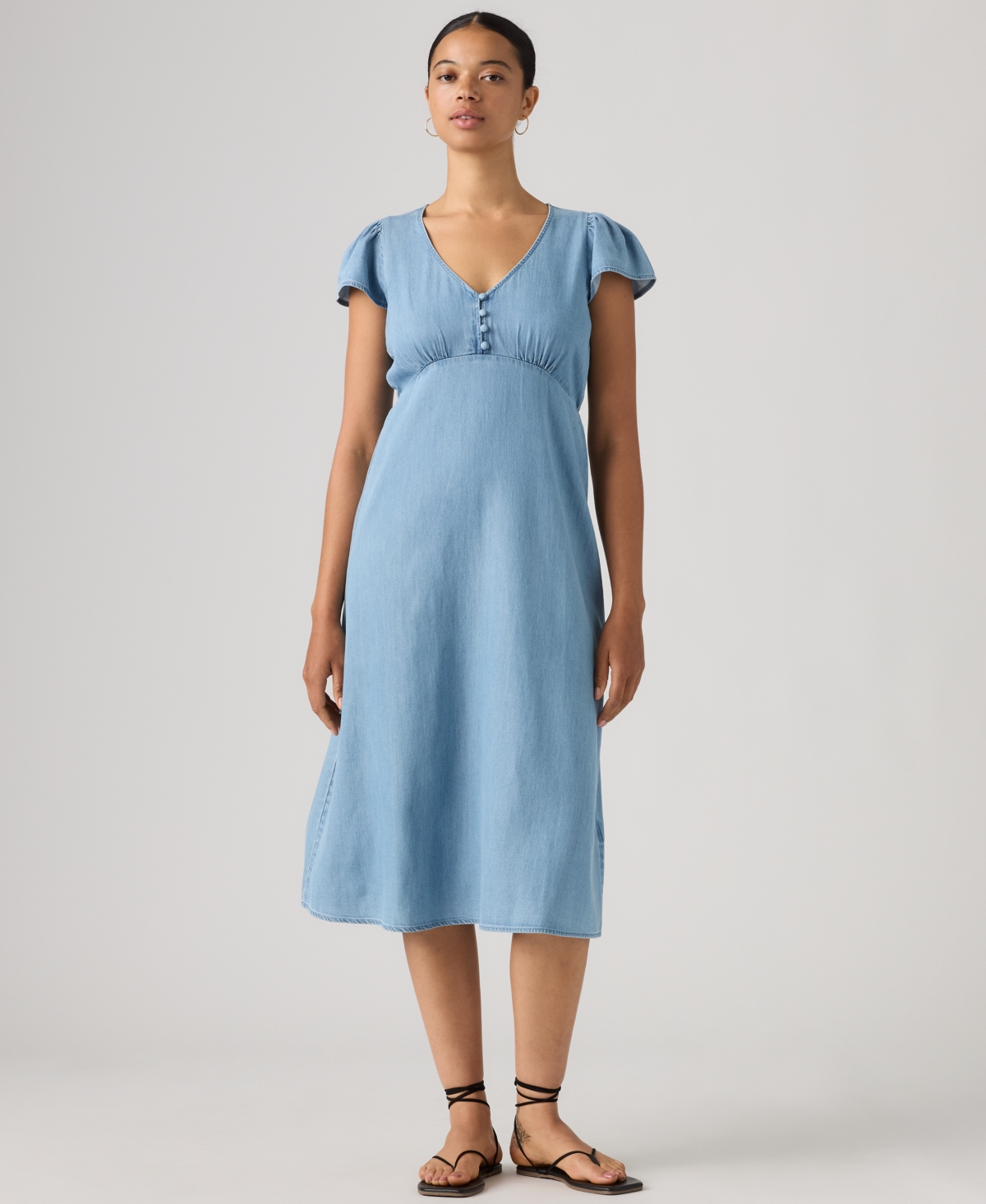 Click here for Levis Womens Lilith V-Neck Midi Dress - Hey Good L... prices