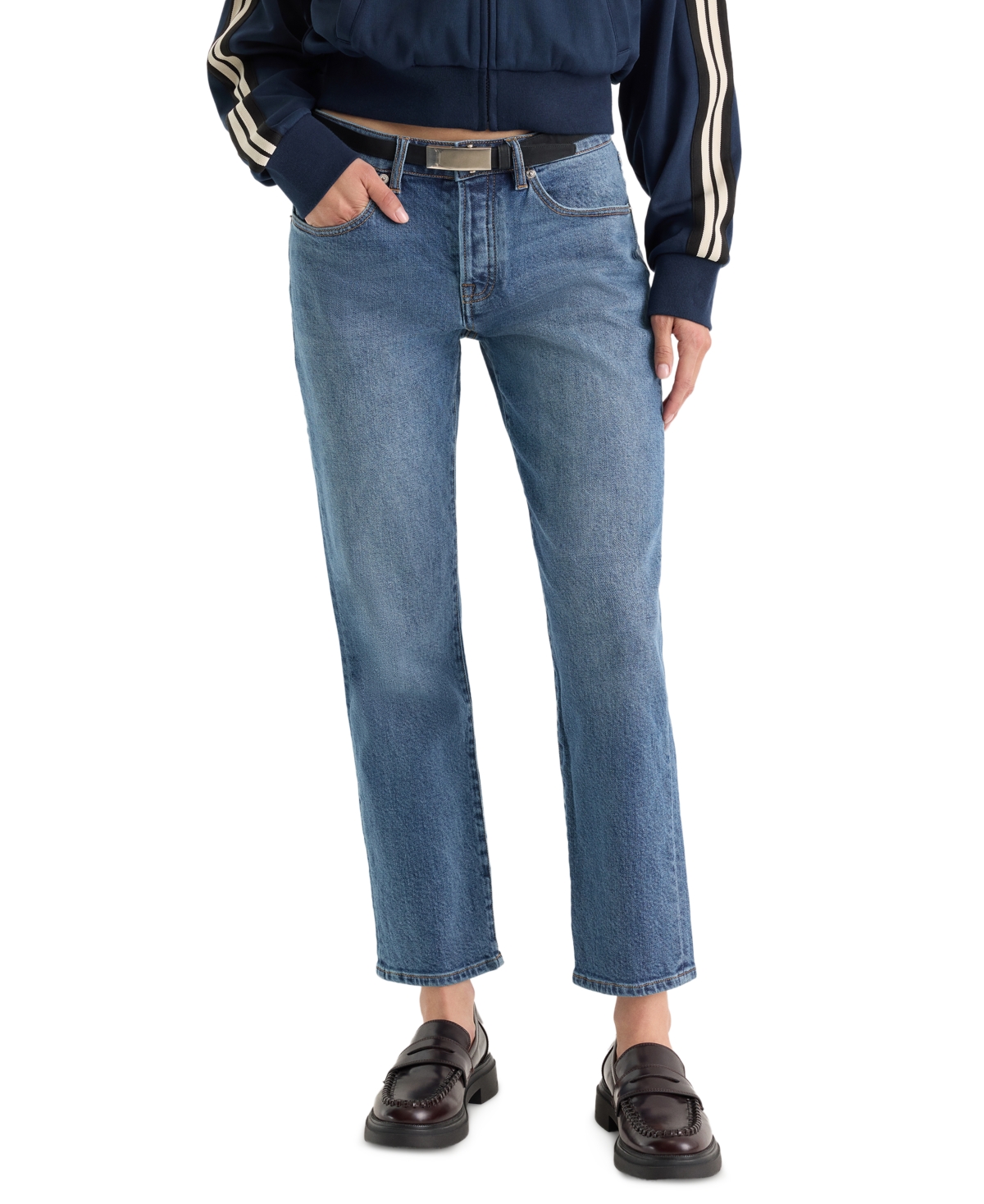 Click here for Good American Womens Vintage Form-Hugging Straight... prices