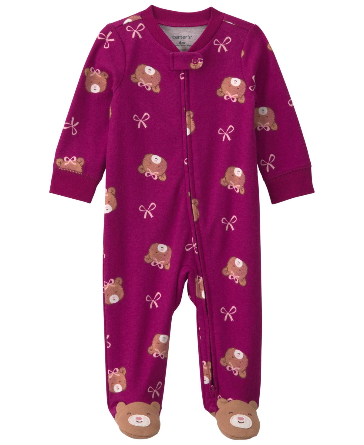 Click here for Carters Baby Boys Milk and Cookies Cotton 2-Way Zi... prices