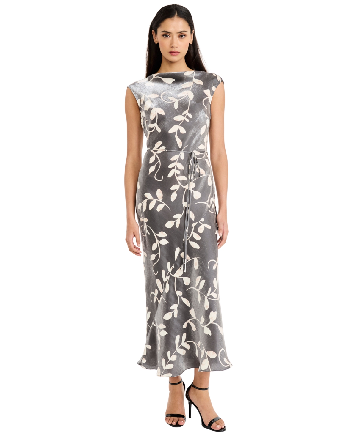 Click here for Donna Morgan Womens Sleeveless Printed Midi Dress... prices