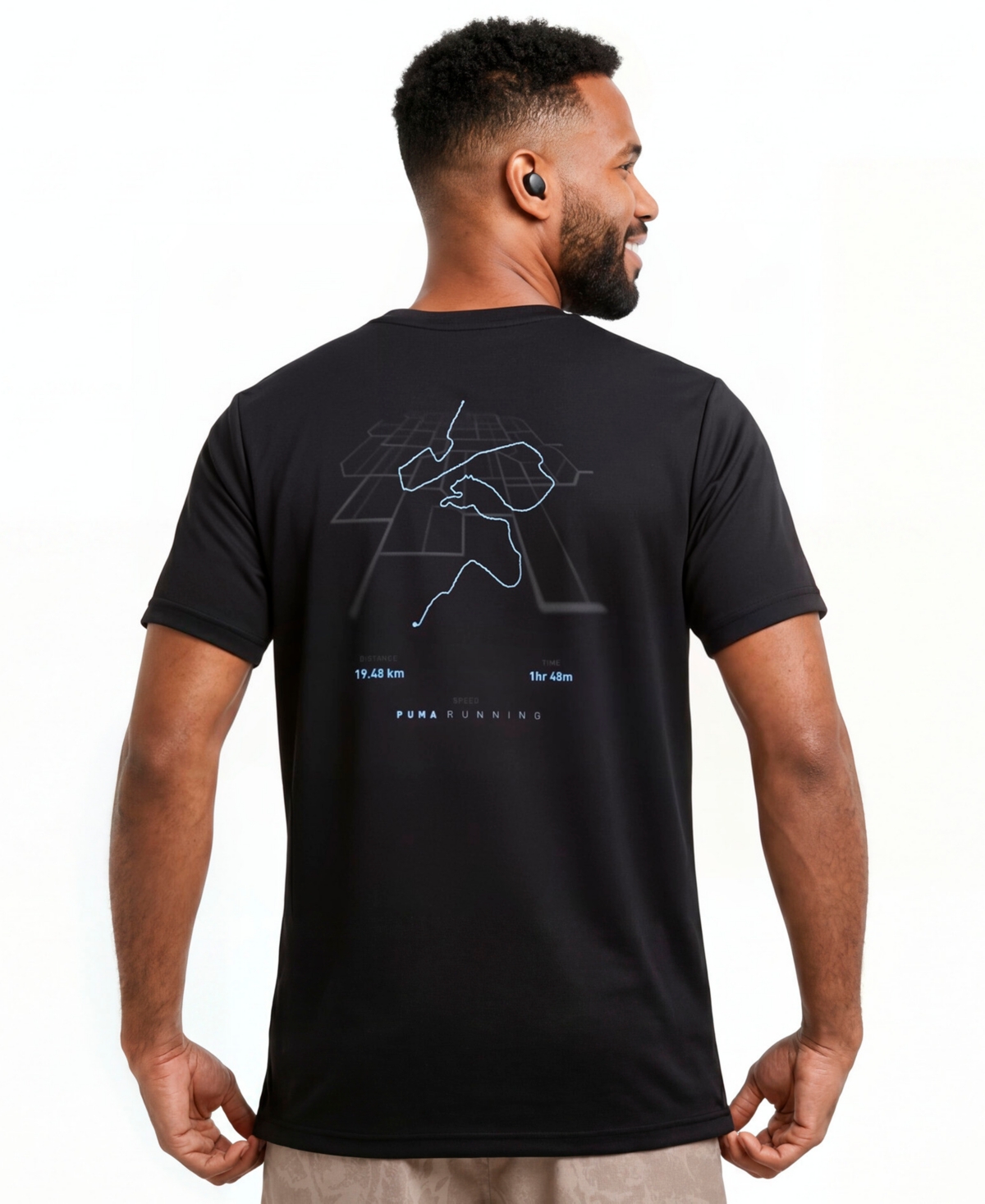 Click here for Puma Mens Running Graphic Crewneck T-Shirt - Puma... prices