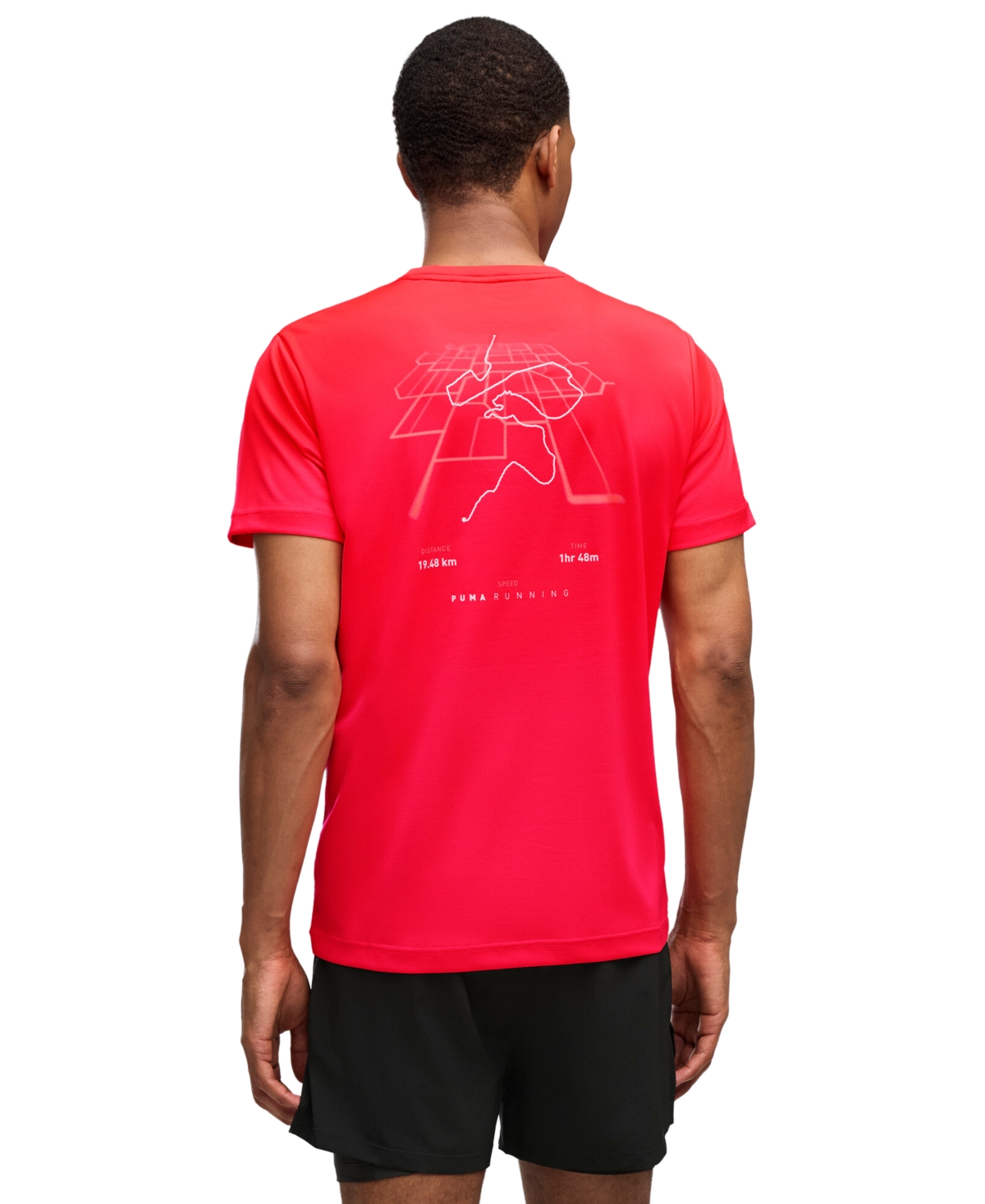 Click here for Puma Mens Running Graphic Crewneck T-Shirt - Ultra... prices