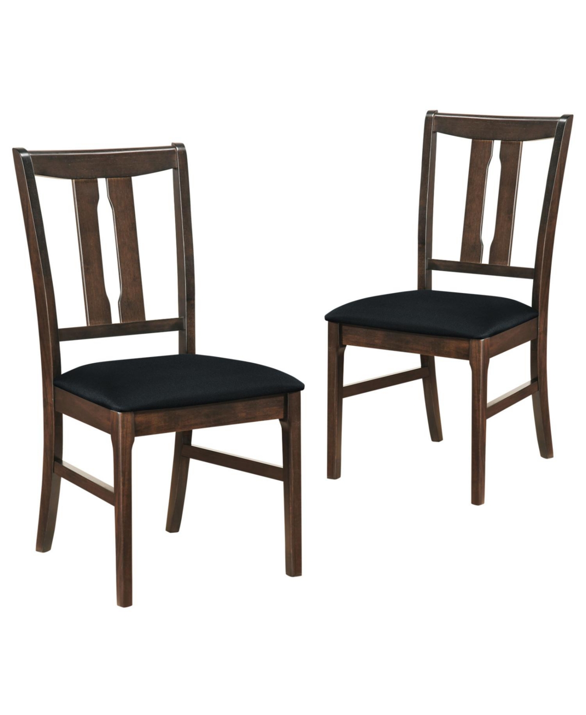 Click here for Slickblue Set of 2 Upholstered Dining Chairs Woode... prices