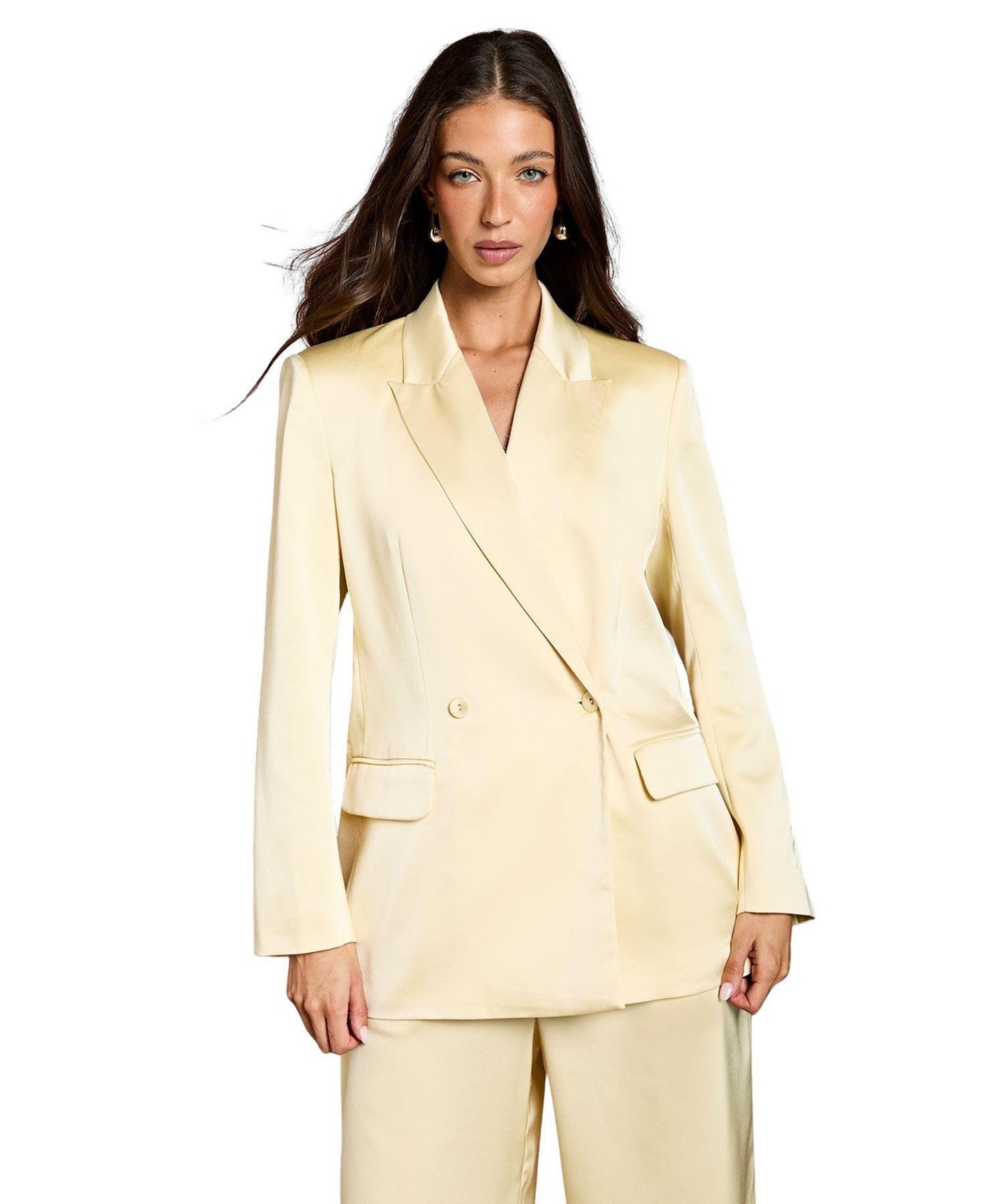 Click here for Coast Womens Tailored Double-Breasted Satin Blazer... prices