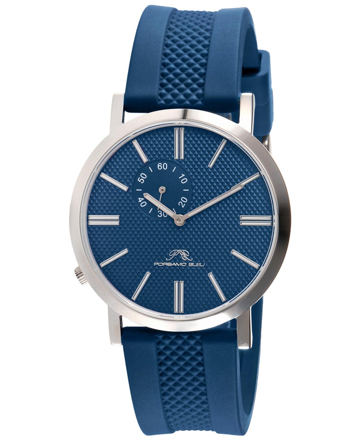 Click here for Porsamo Bleu Mens Bennett Silicone Band Watch 1461... prices